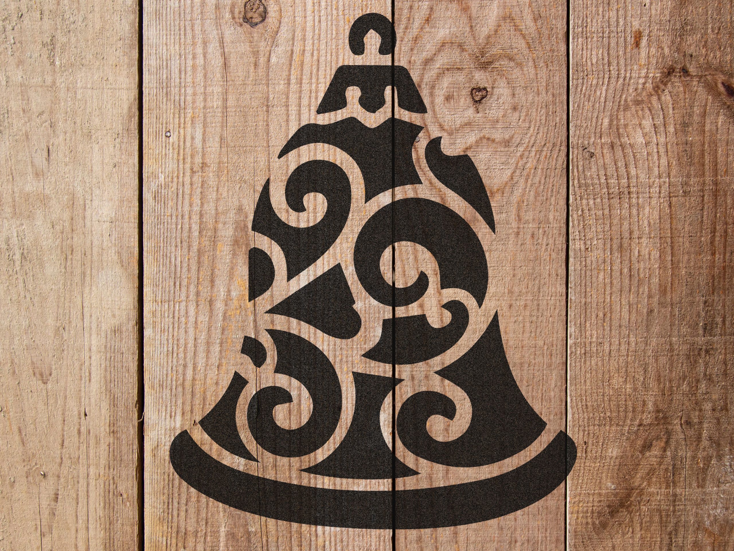 Christmas Ornament Stencil - Art and Wall Stencil - Stencil Giant