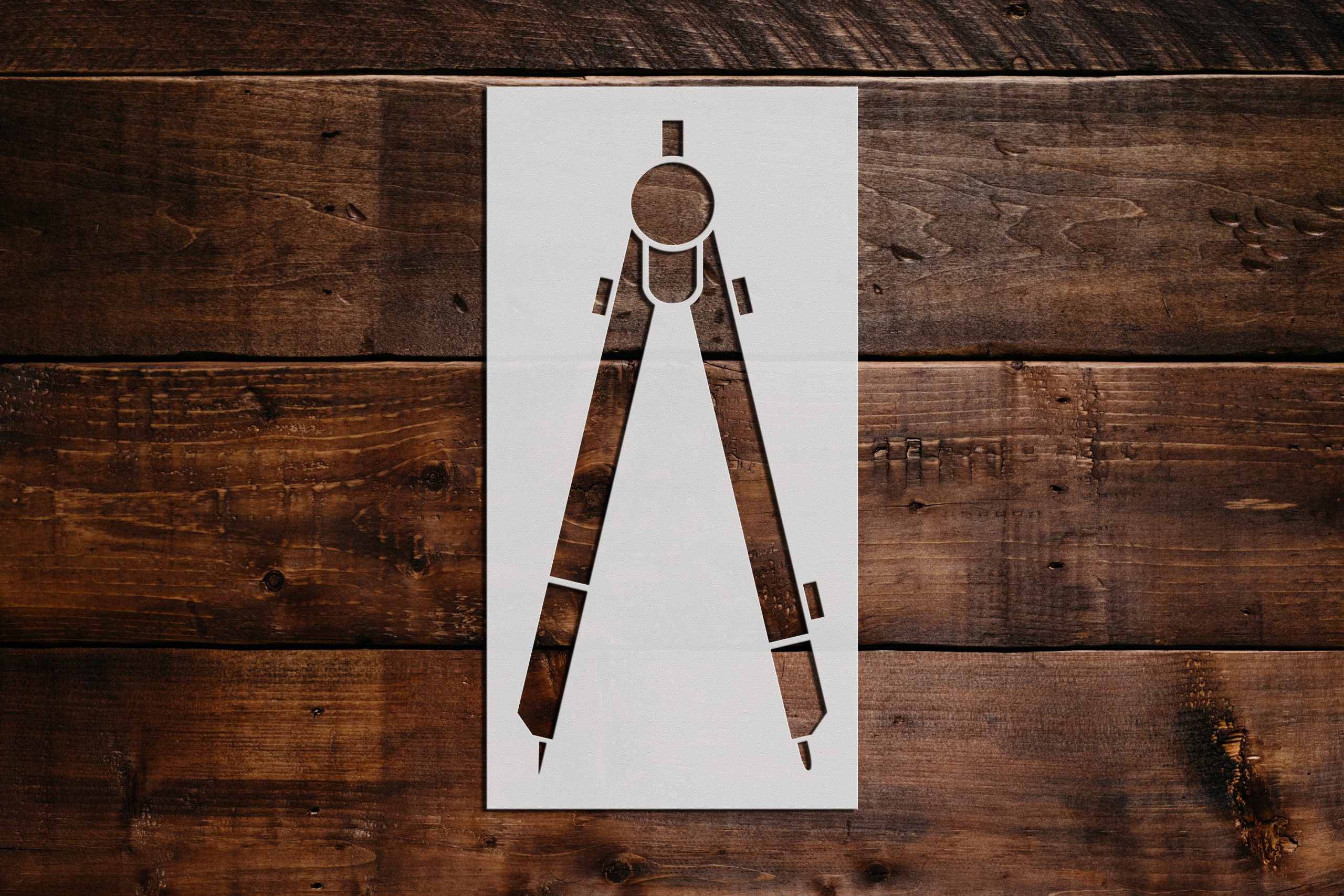 Spacing Compass Stencil - Art and Wall Stencil - Stencil Giant