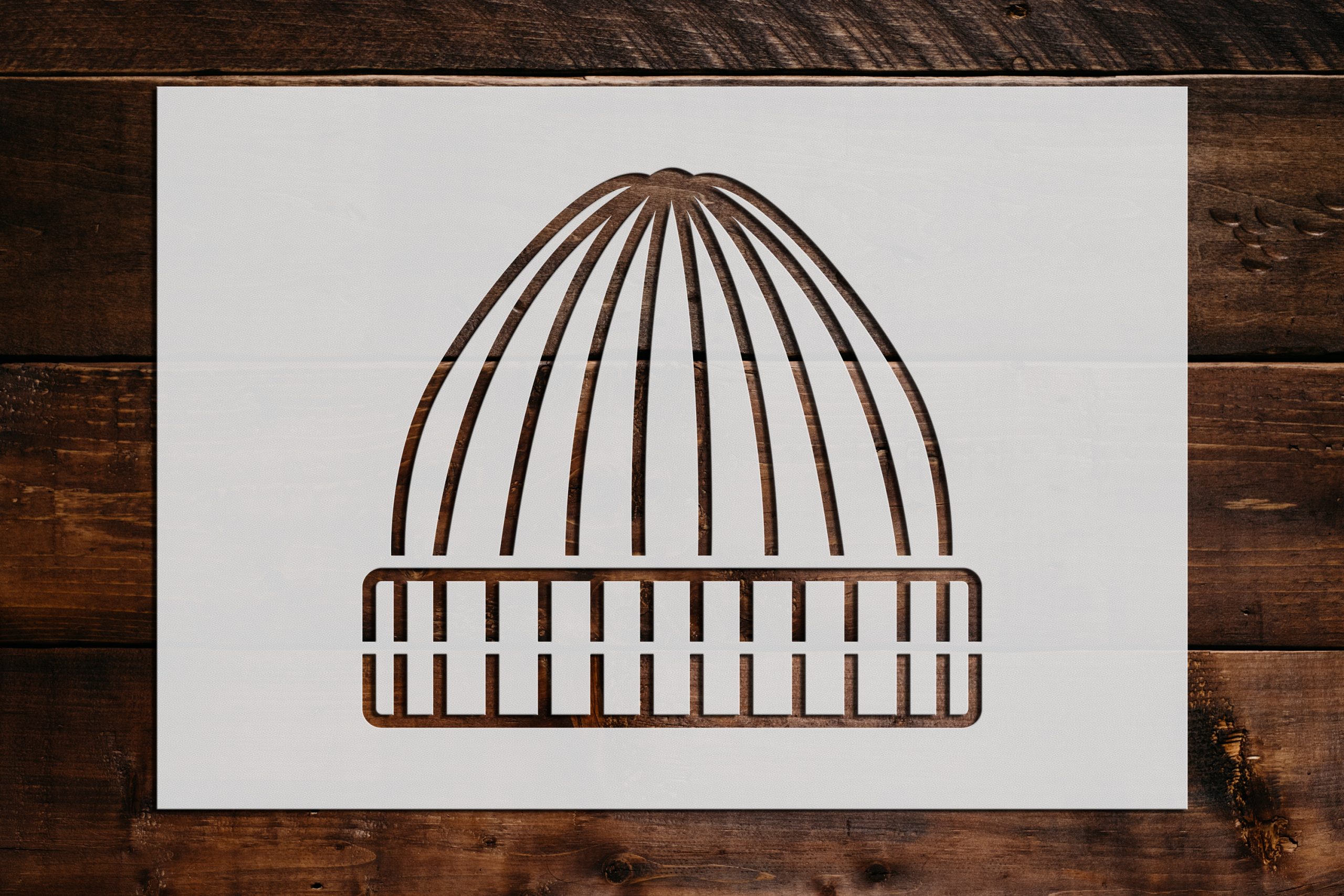 Winter Hat Stencil - Art and Wall Stencil - Stencil Giant