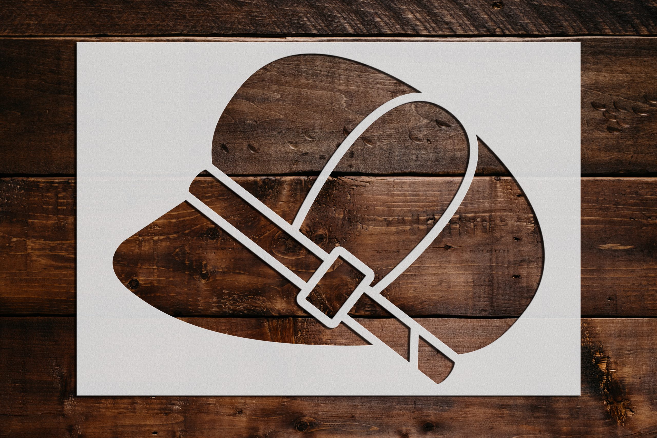 Hat Stencil - Art and Wall Stencil - Stencil Giant