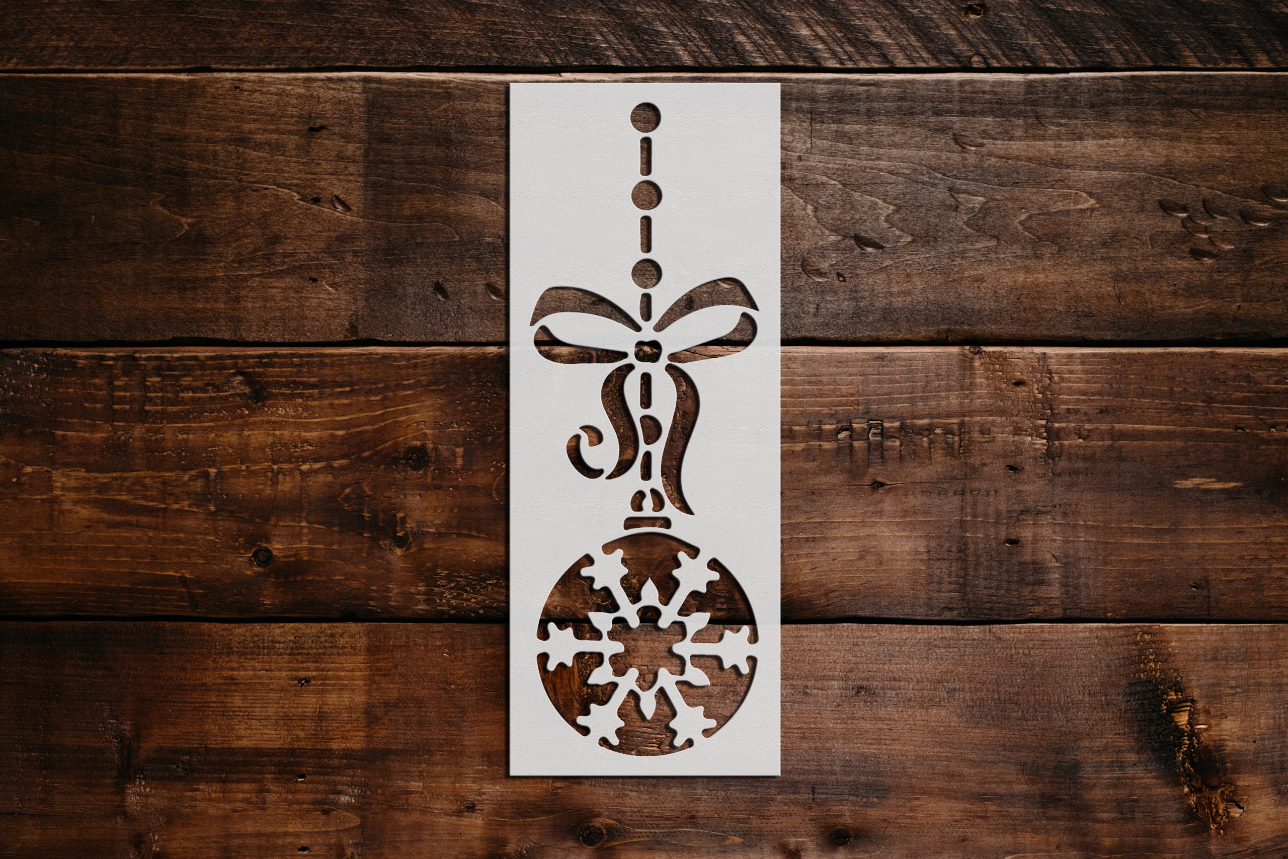 Christmas Ornament Stencil - Art and Wall Stencil - Stencil Giant