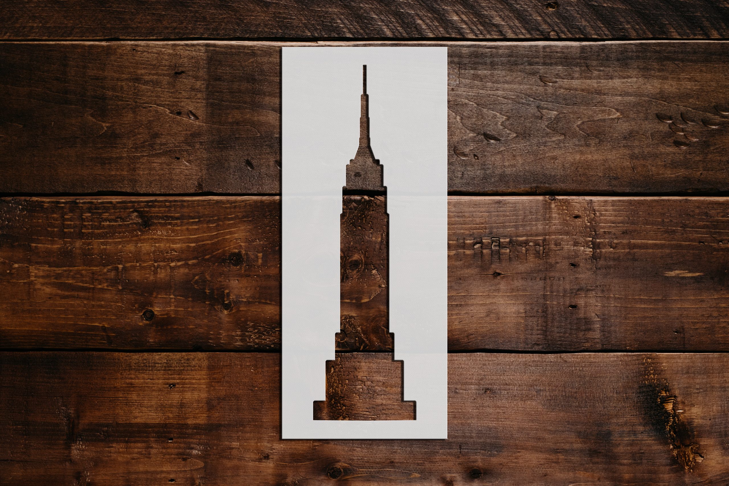 Tall Building Stencil - Art and Wall Stencil - Stencil Giant