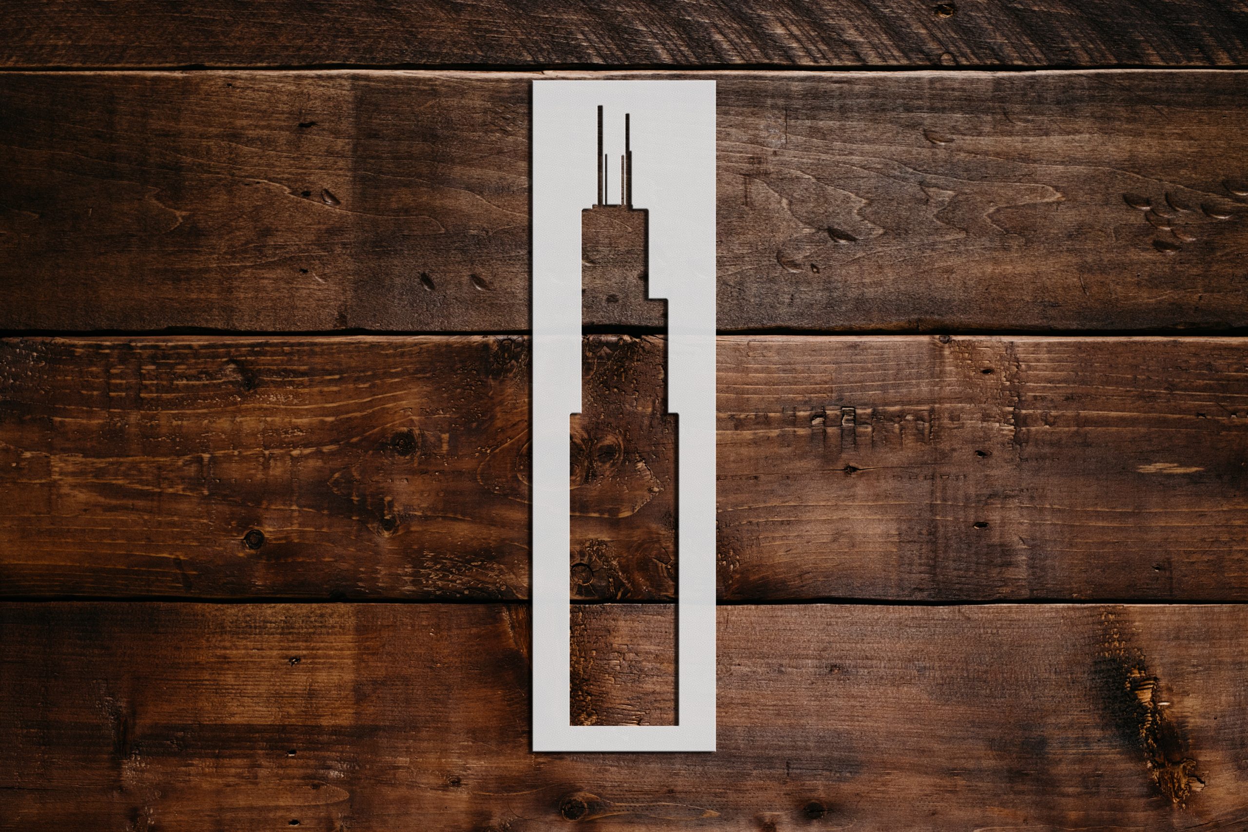 Willis Tower - Sears Tower - Building Stencil - Art and Wall Stencil ...