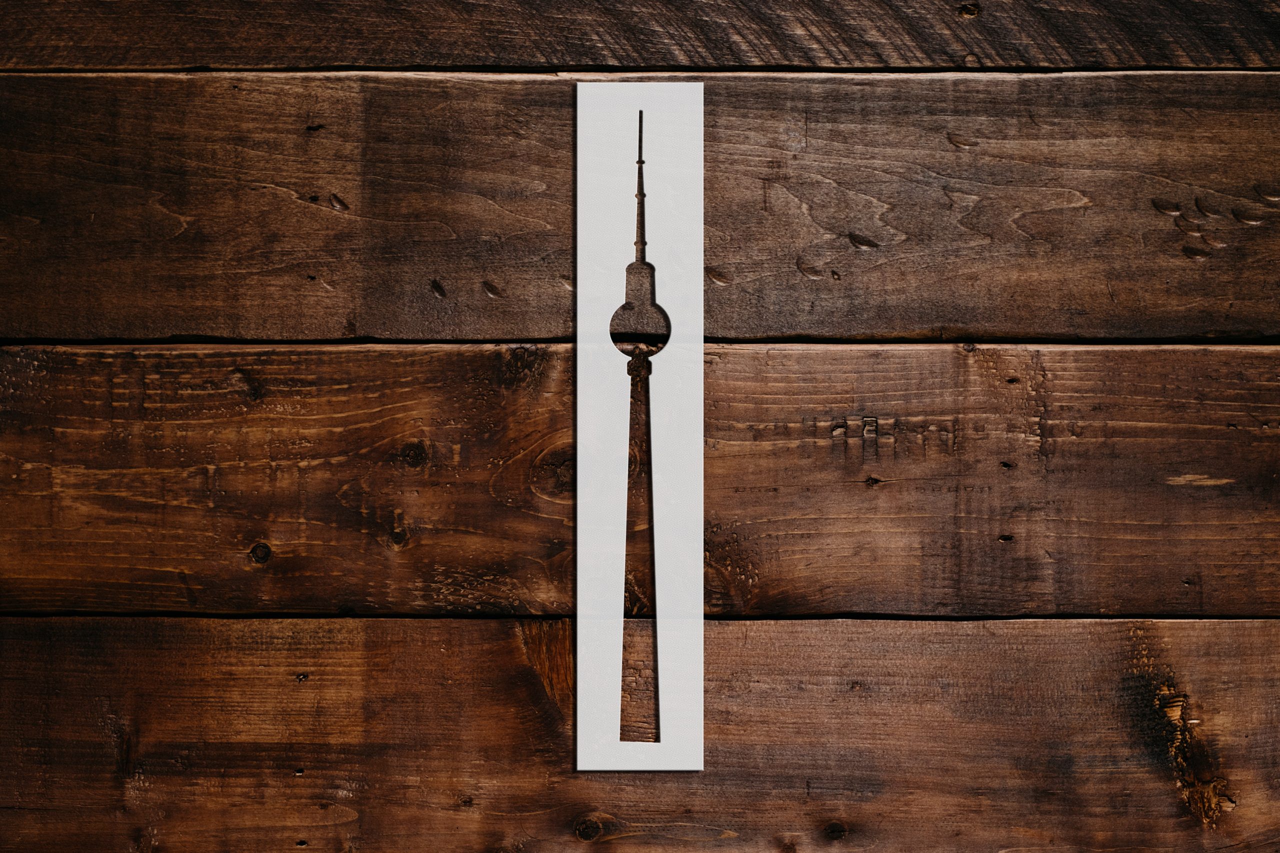 Fernsehturm Berlin - Television Tower - Building Stencil - Art and Wall ...