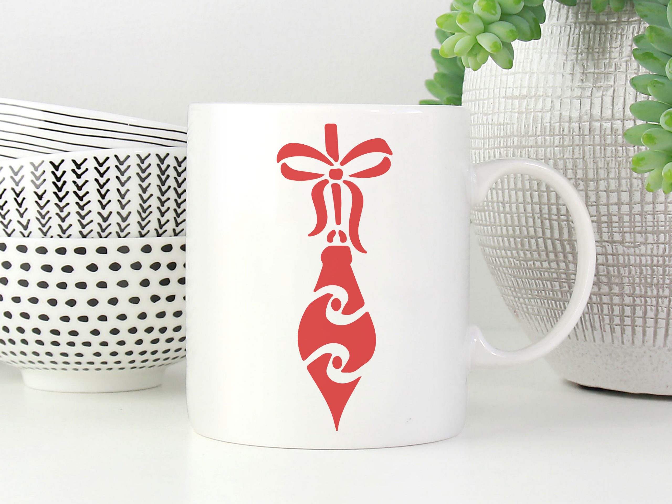 Christmas Ornament Stencil - Art and Wall Stencil - Stencil Giant