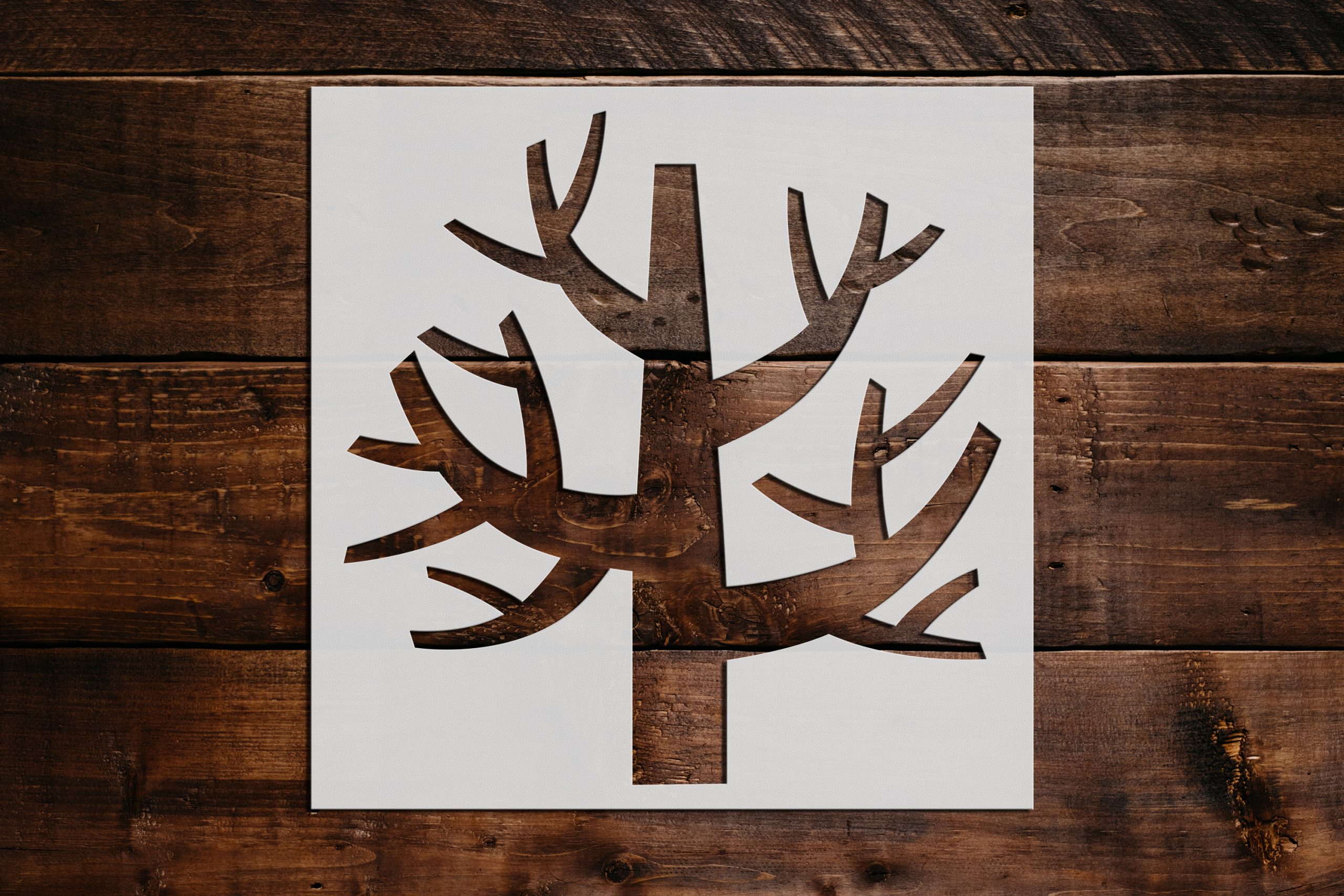 Tree Stencil - Art and Wall Stencil - Stencil Giant