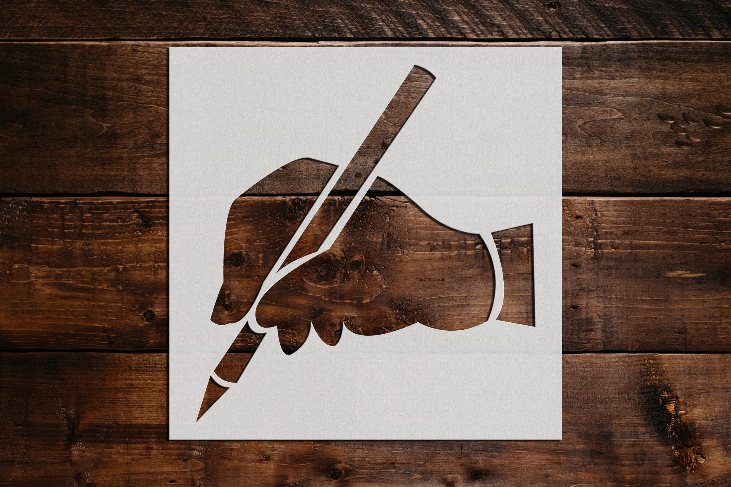 A Hand Writing Stencil - Art and Wall Stencil - Stencil Giant