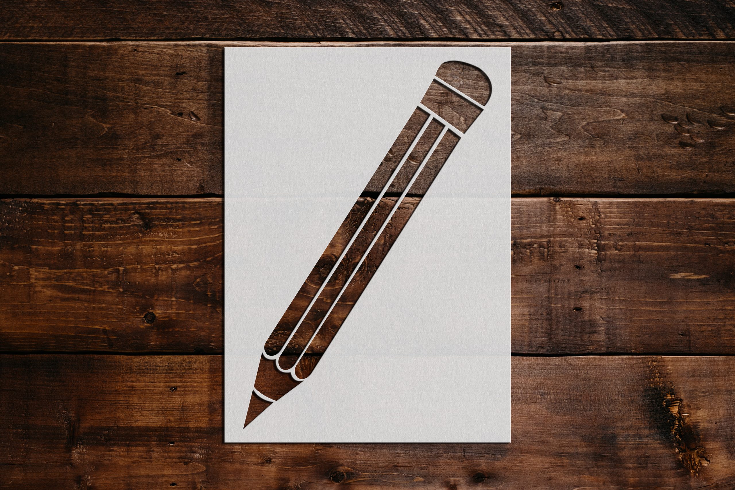 A Pencil Stencil - Art and Wall Stencil - Stencil Giant