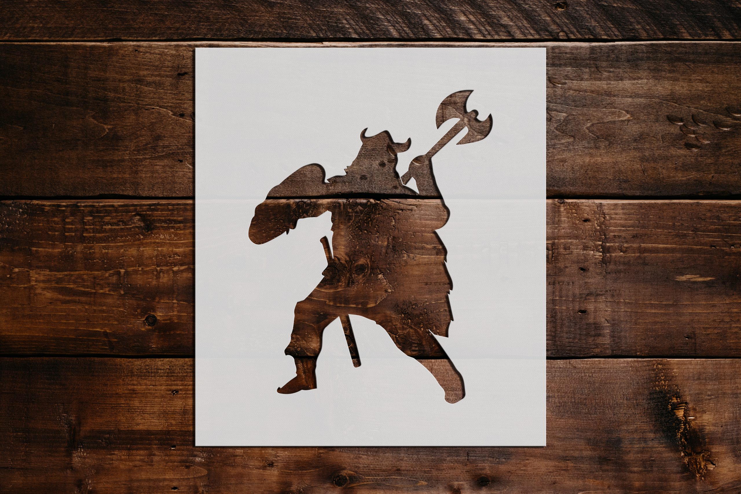 Warrior Stencil - Art and Wall Stencil - Stencil Giant
