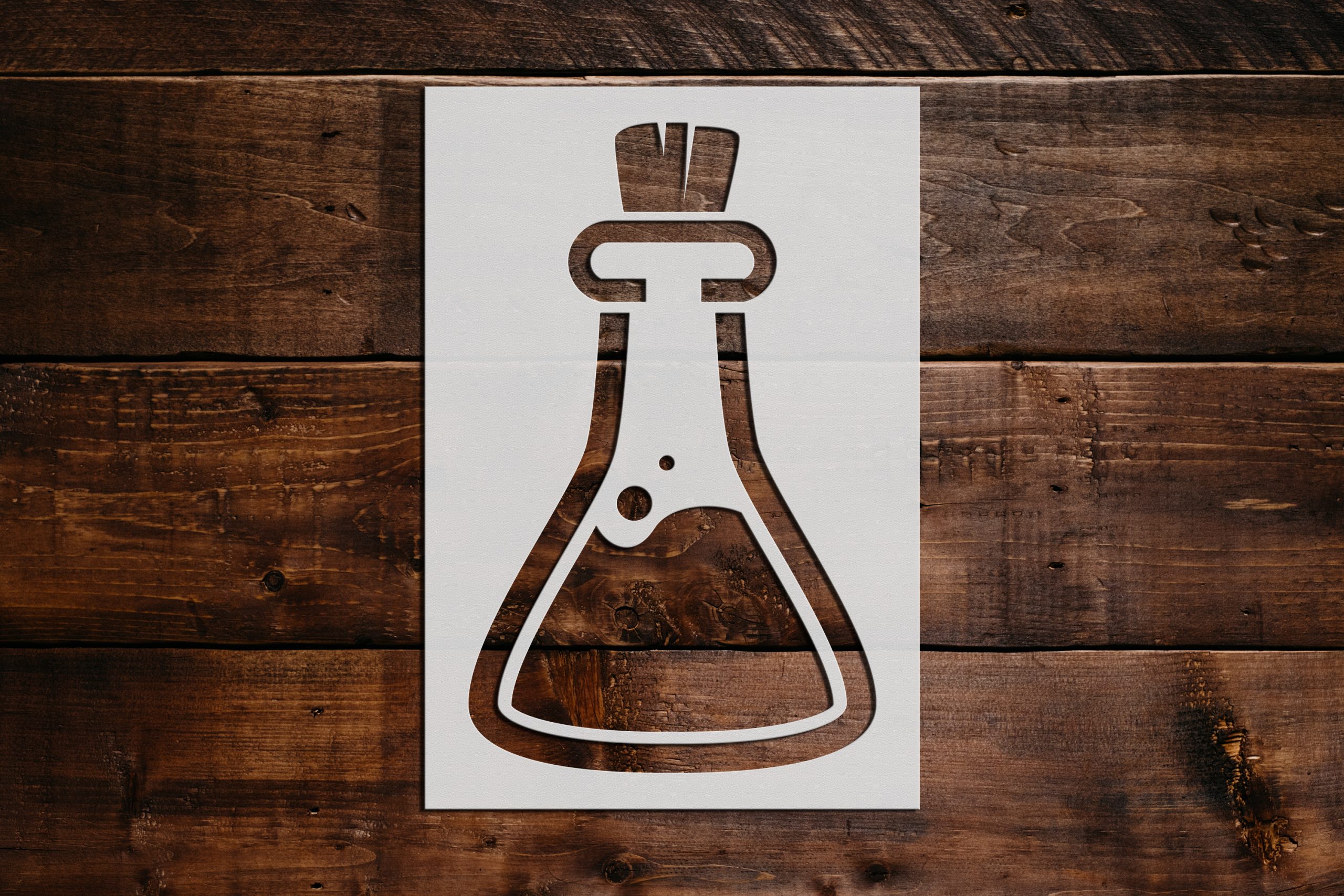 Dressing Container Stencil - Art and Wall Stencil - Stencil Giant