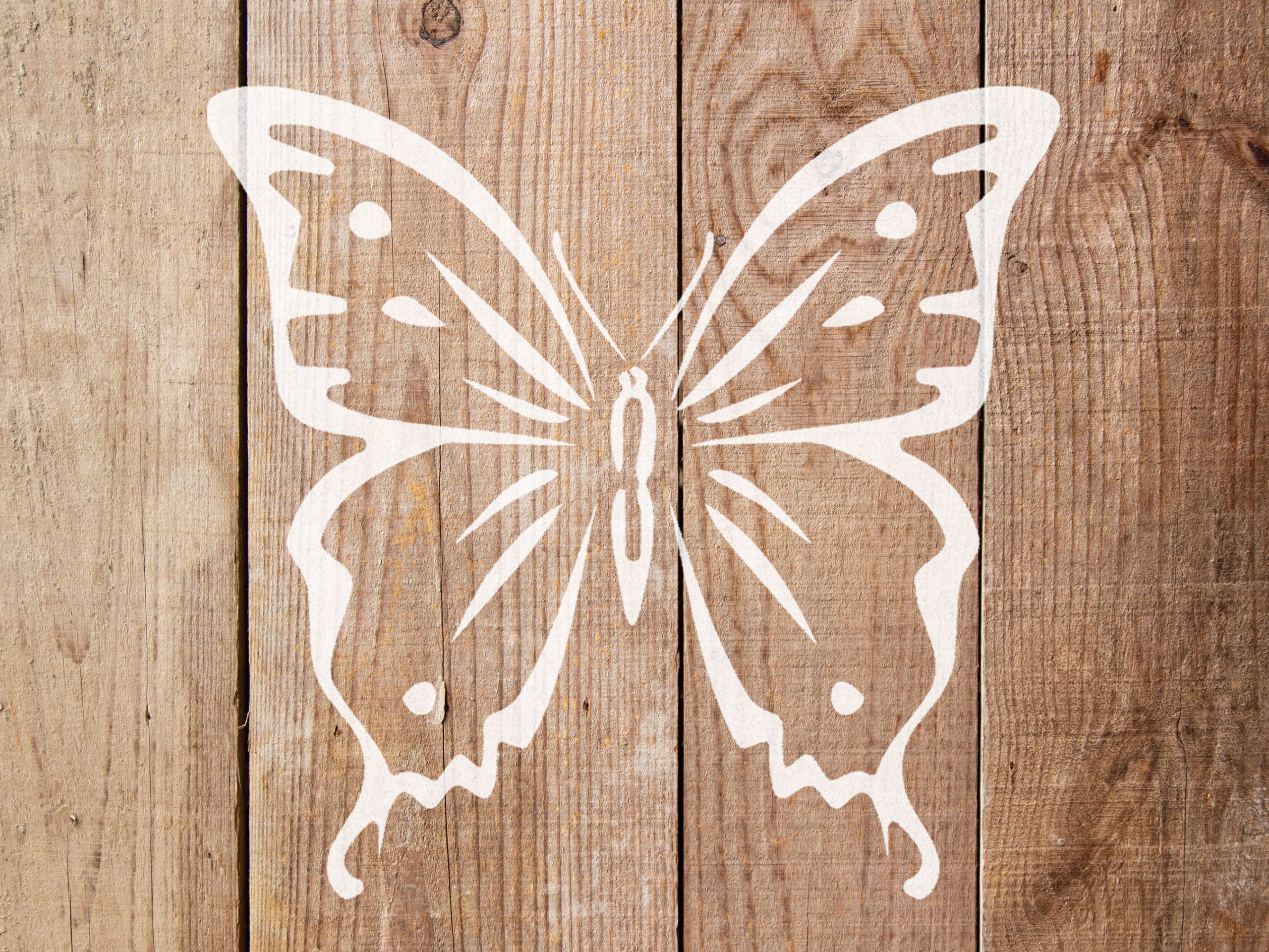 Butterfly Stencil - Art and Wall Stencil - Stencil Giant