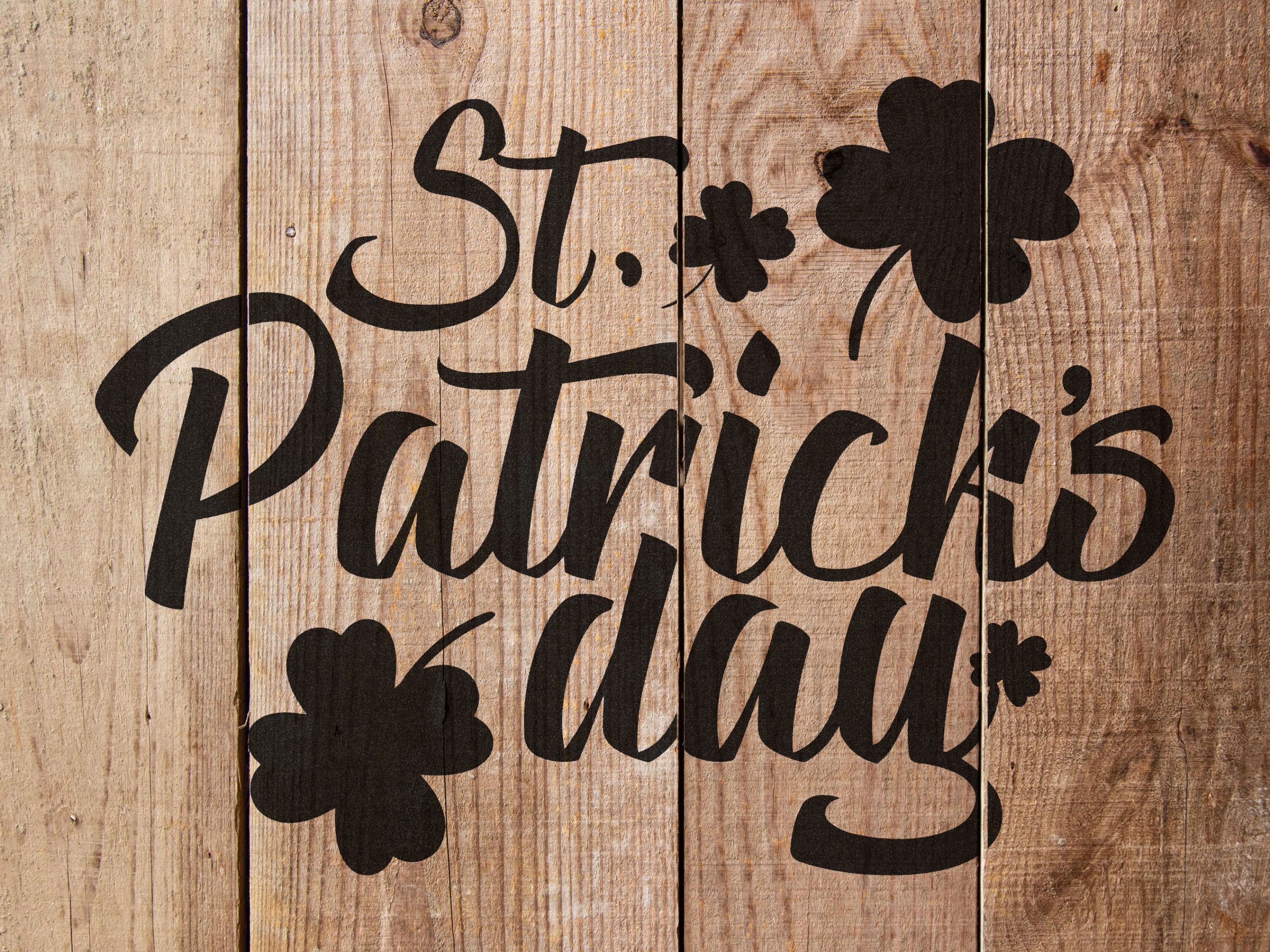 St. Patrick's Day Words Stencil - Art and Wall Stencil - Stencil Giant