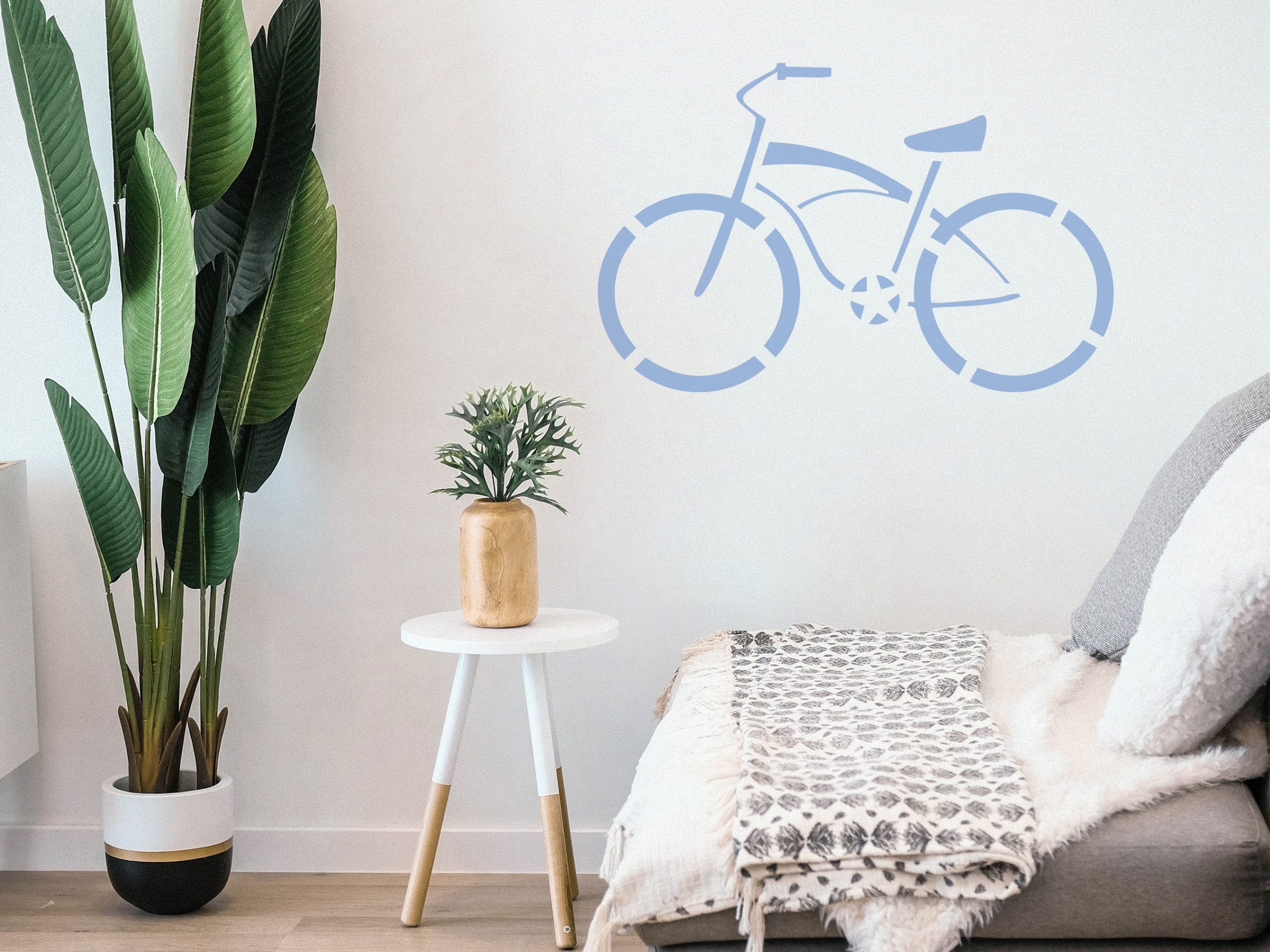 Bicycle Stencil - Art and Wall Stencil - Stencil Giant