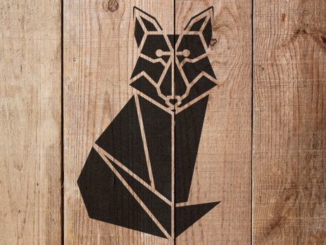 Fox Stencil - Art and Wall Stencil - Stencil Giant