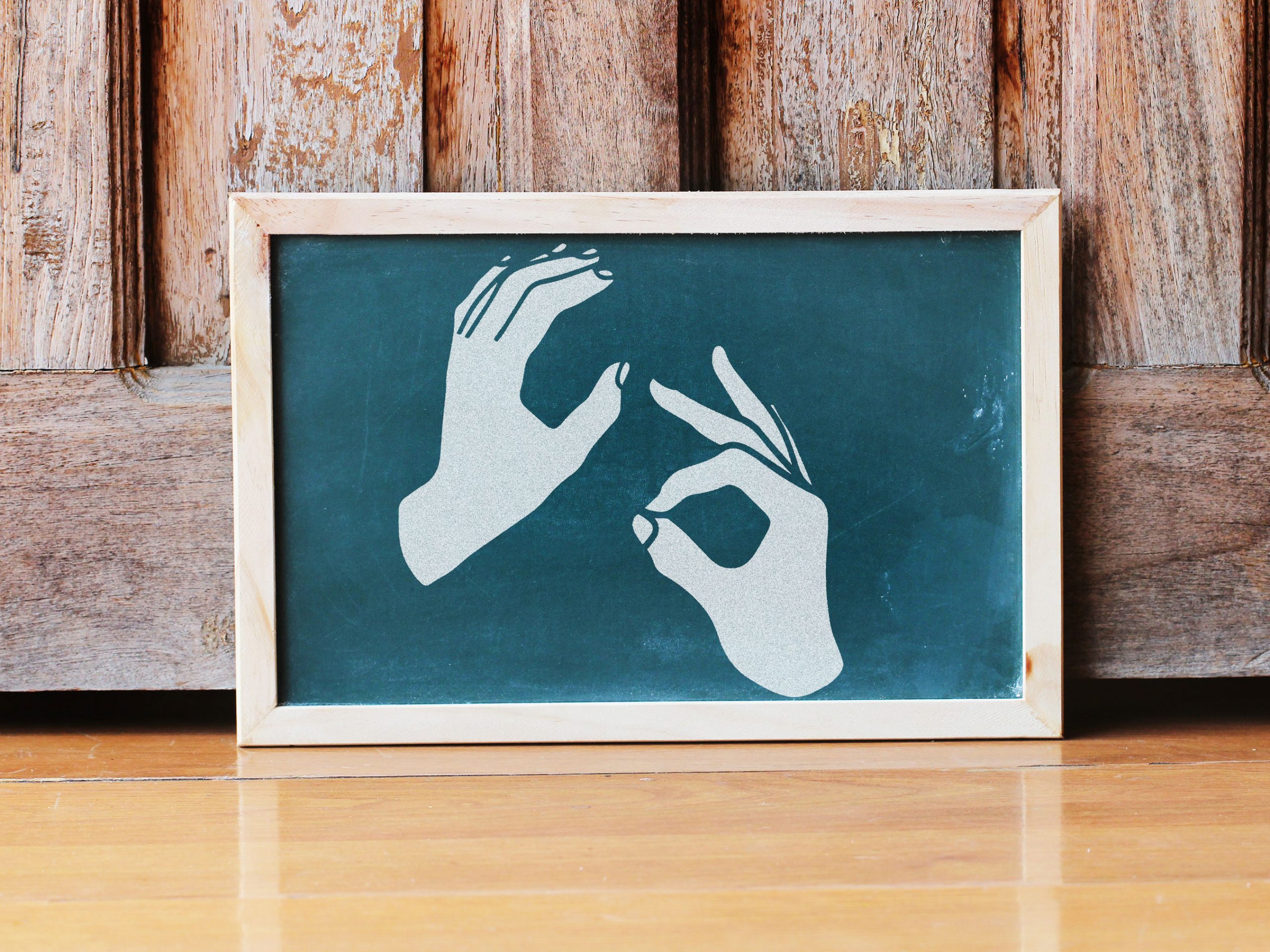 Hands Stencil - Art and Wall Stencil - Stencil Giant