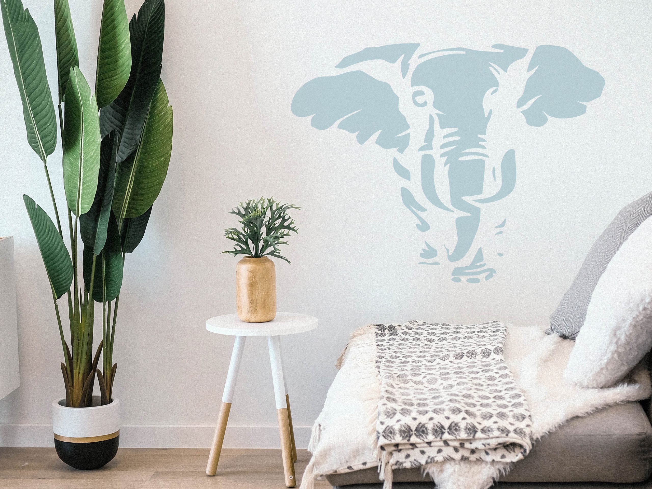Elephant Stencil - Art and Wall Stencil - Stencil Giant