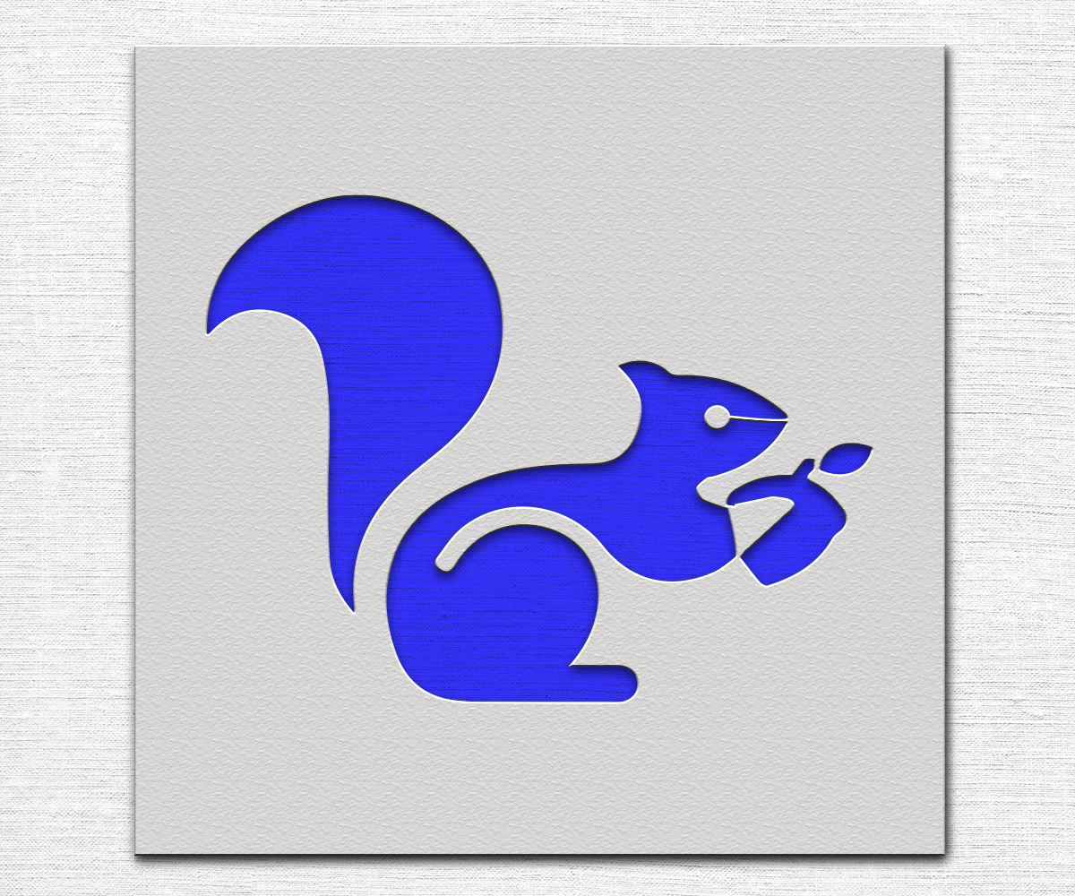 Squirrel Stencil - Art and Wall Stencil - Stencil Giant