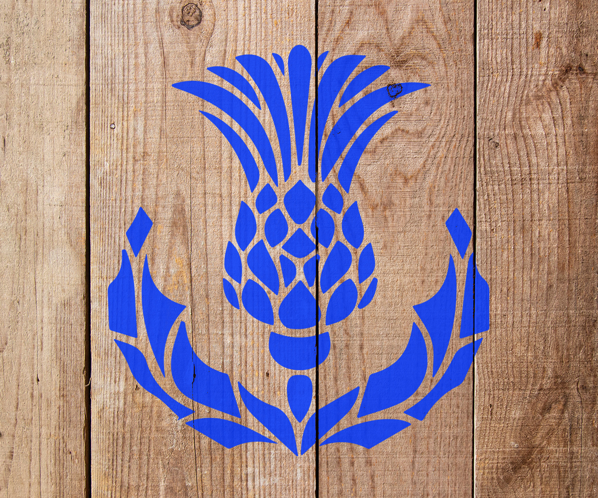 Pineapple Stencil - Art and Wall Stencil - Stencil Giant