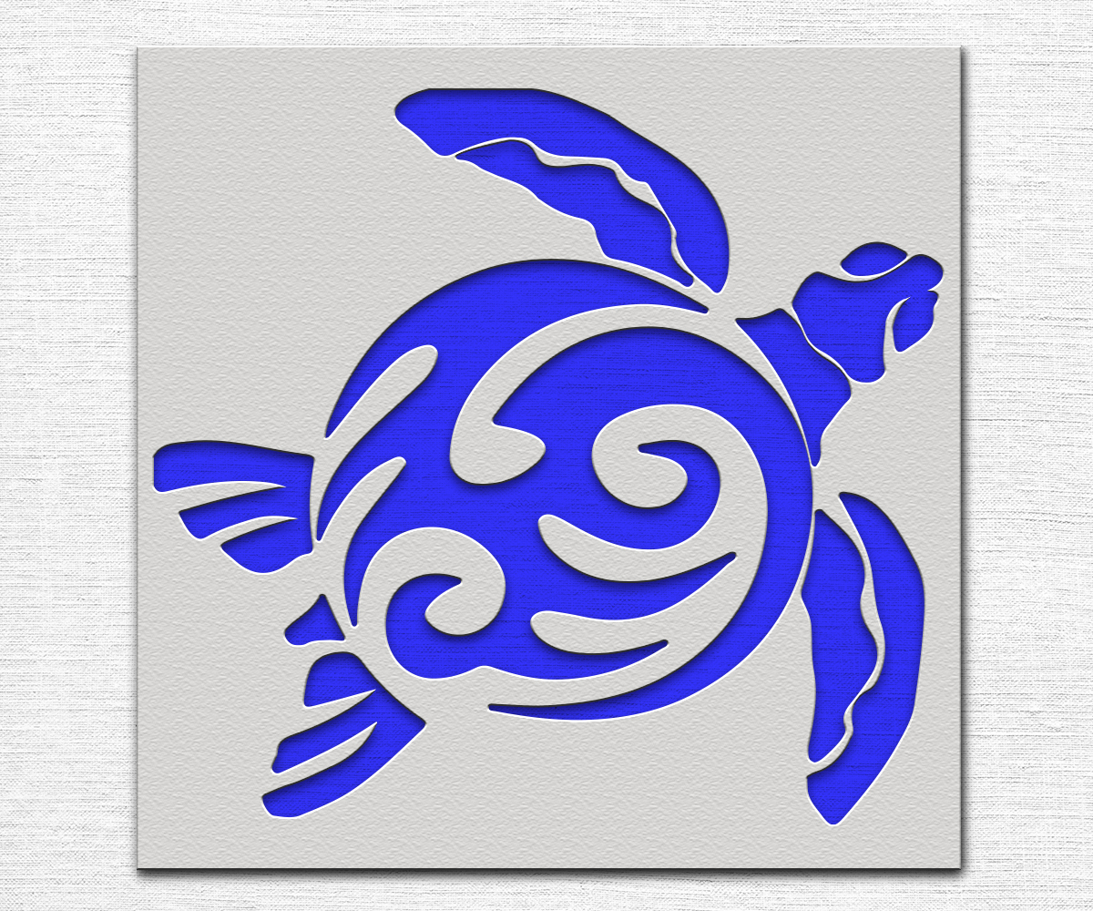 Turtle Stencil - Art and Wall Stencil - Stencil Giant