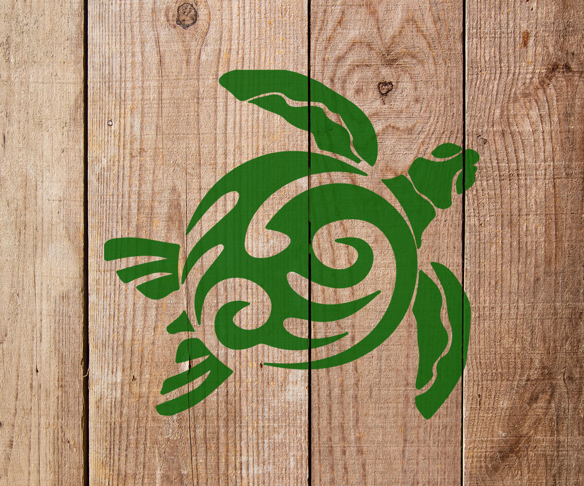 Turtle Stencil - Art and Wall Stencil - Stencil Giant