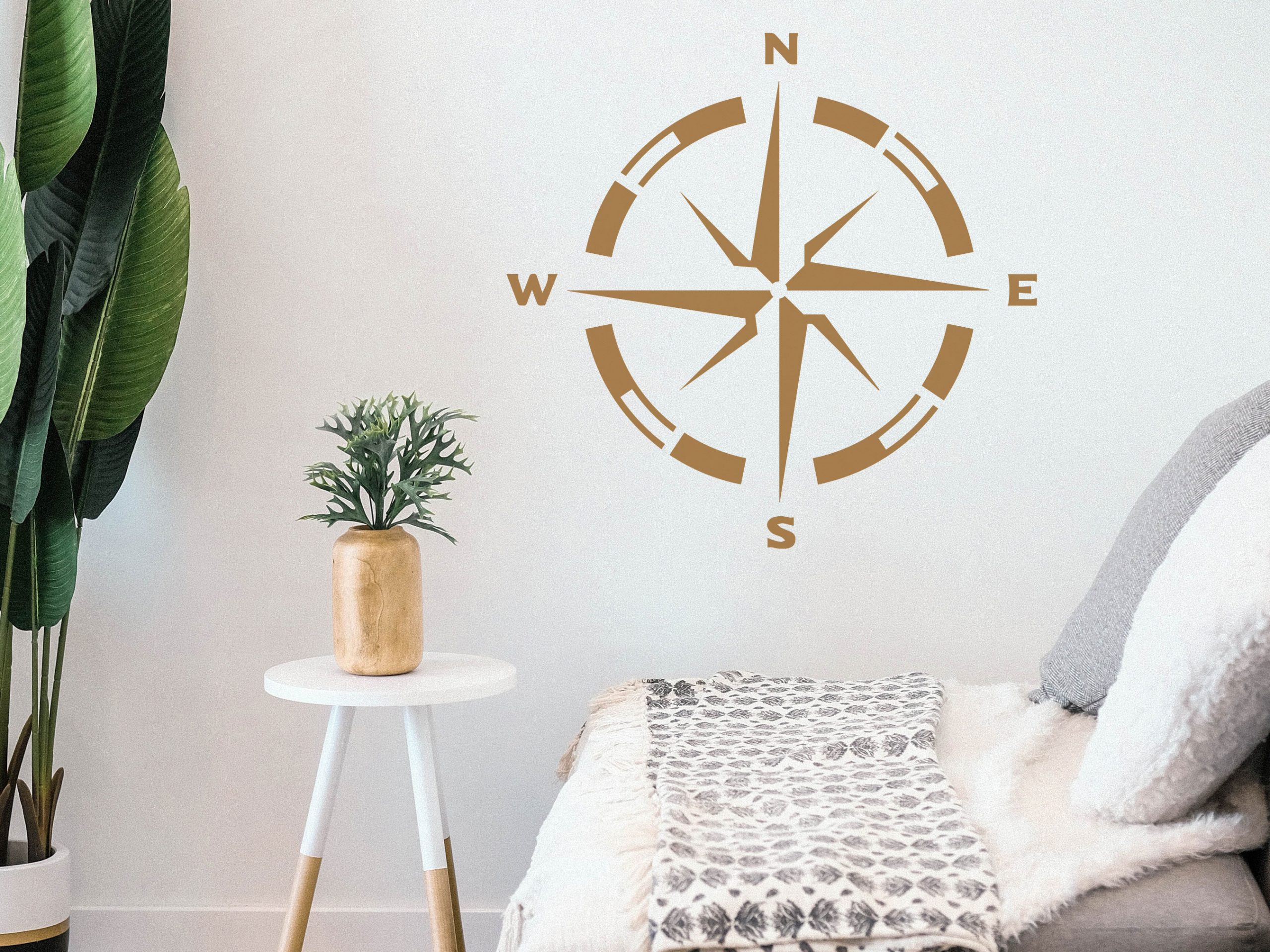 Nautical Compass Stencil - Art and Wall Stencil - Stencil Giant