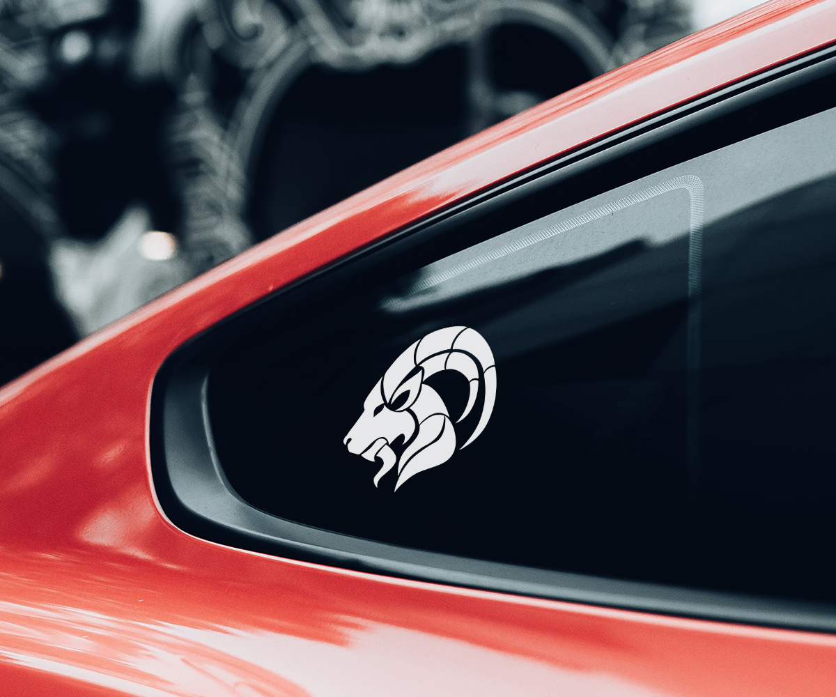 Rams Head Stencil - Art and Wall Stencil - Stencil Giant