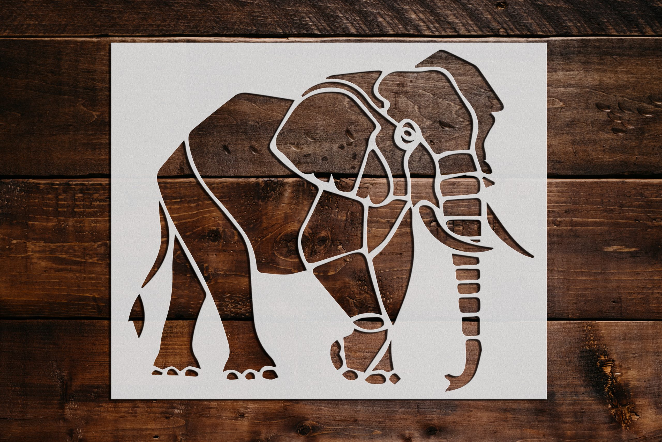 Elephant Stencil - Art and Wall Stencil - Stencil Giant
