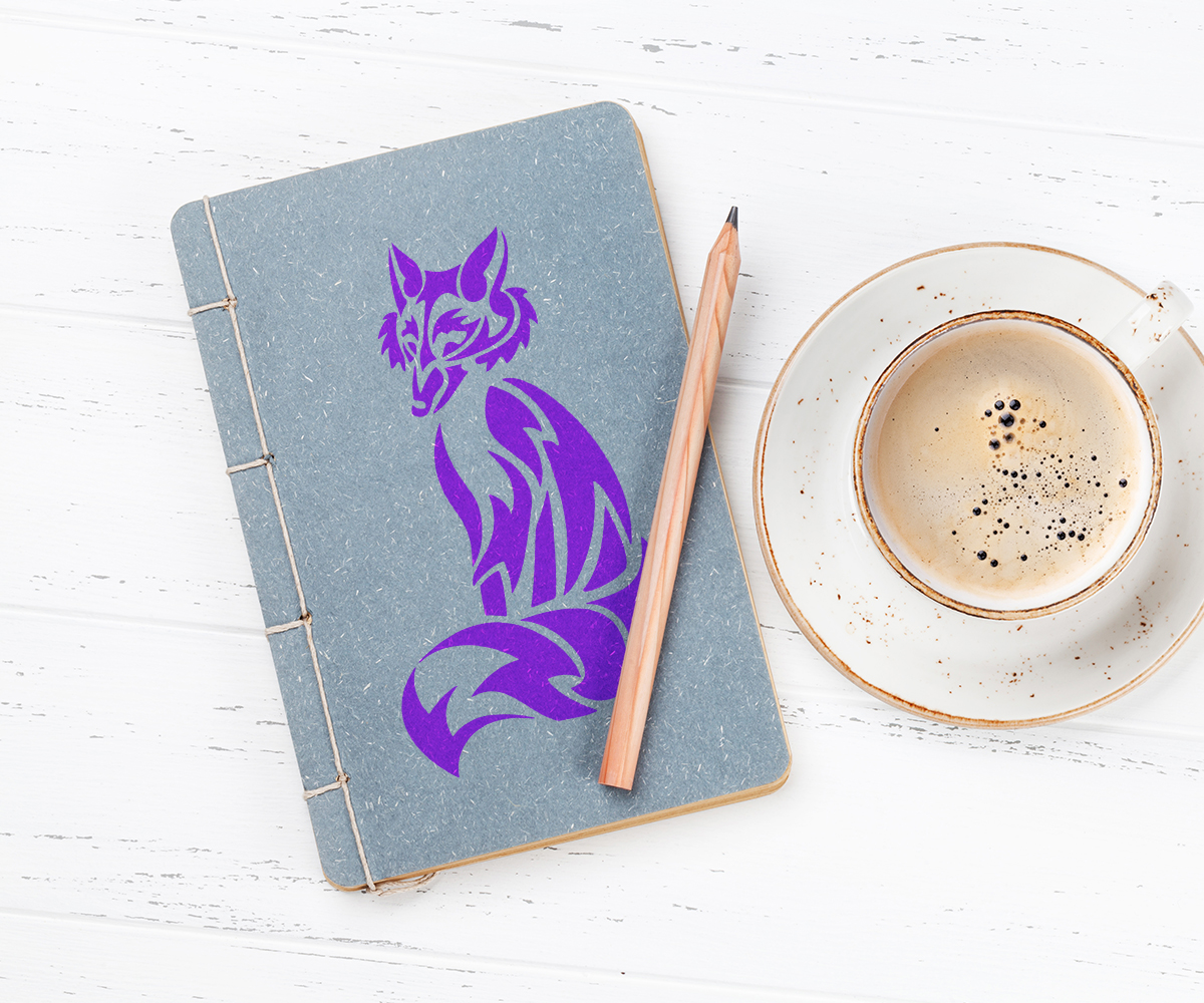 Fox Stencil - Art and Wall Stencil - Stencil Giant