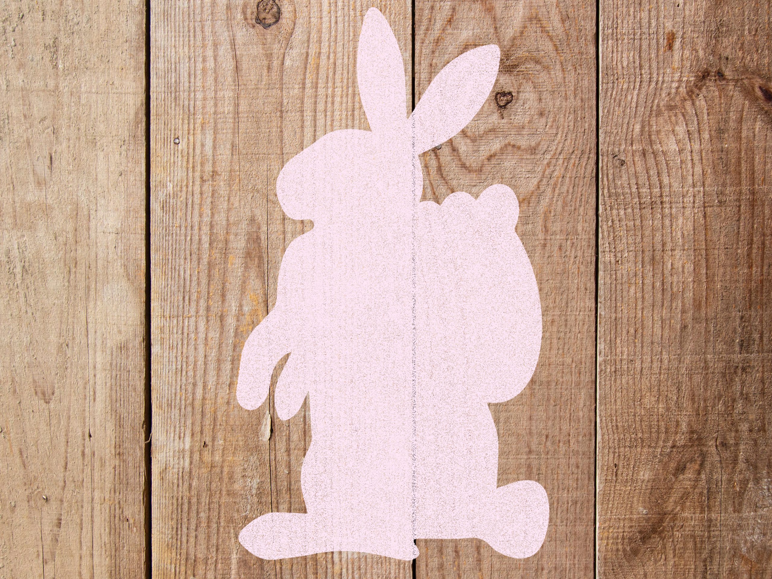 Easter Bunny Stencil - Art and Wall Stencil - Stencil Giant