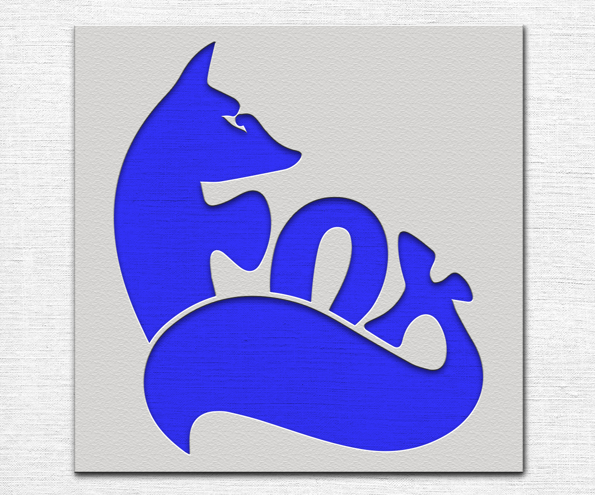 Fox Stencil - Art and Wall Stencil - Stencil Giant