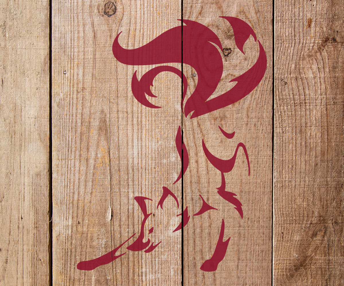 Fox Stencil - Art and Wall Stencil - Stencil Giant