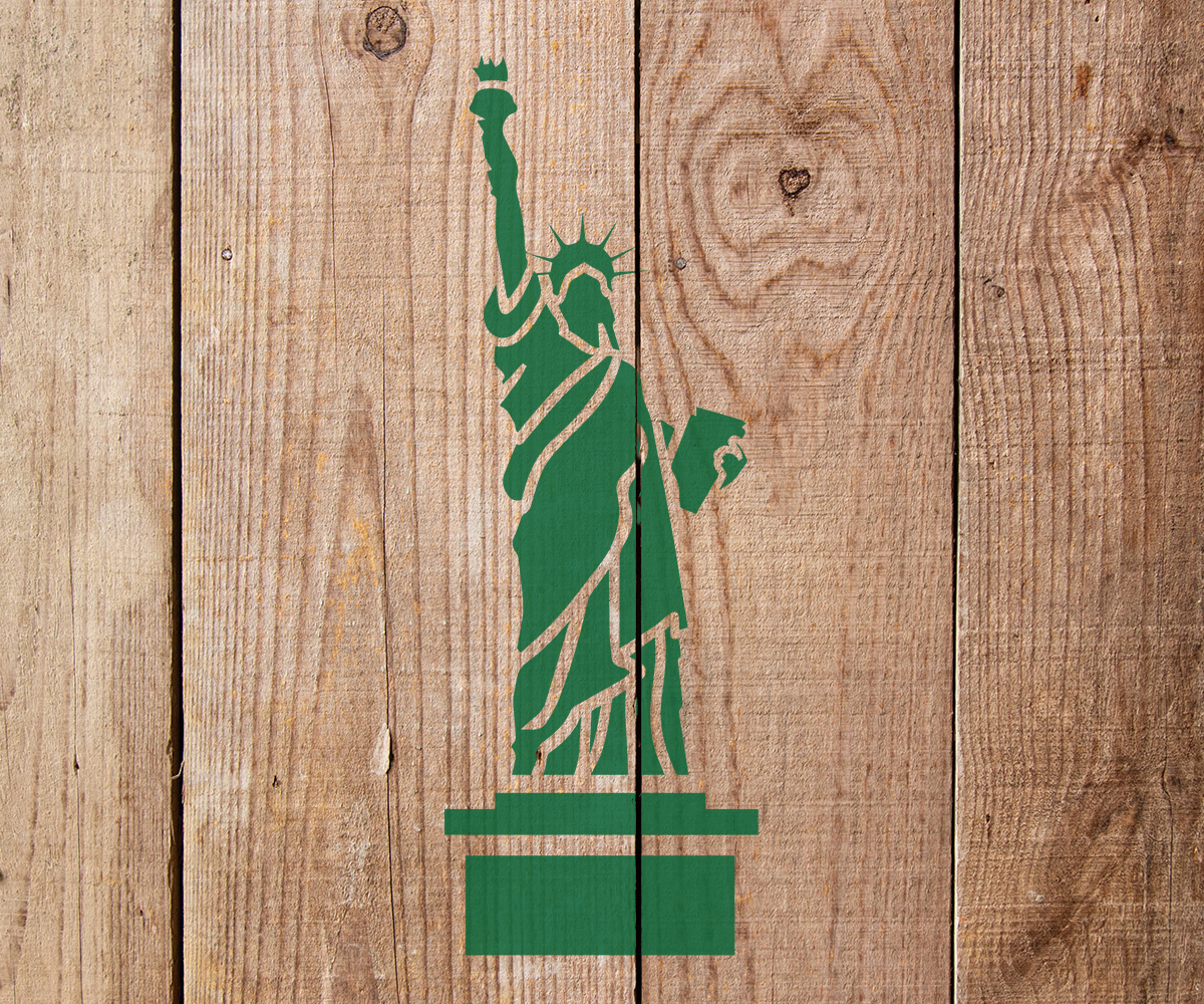 Statue of Liberty Stencil - Art and Wall Stencil - Stencil Giant