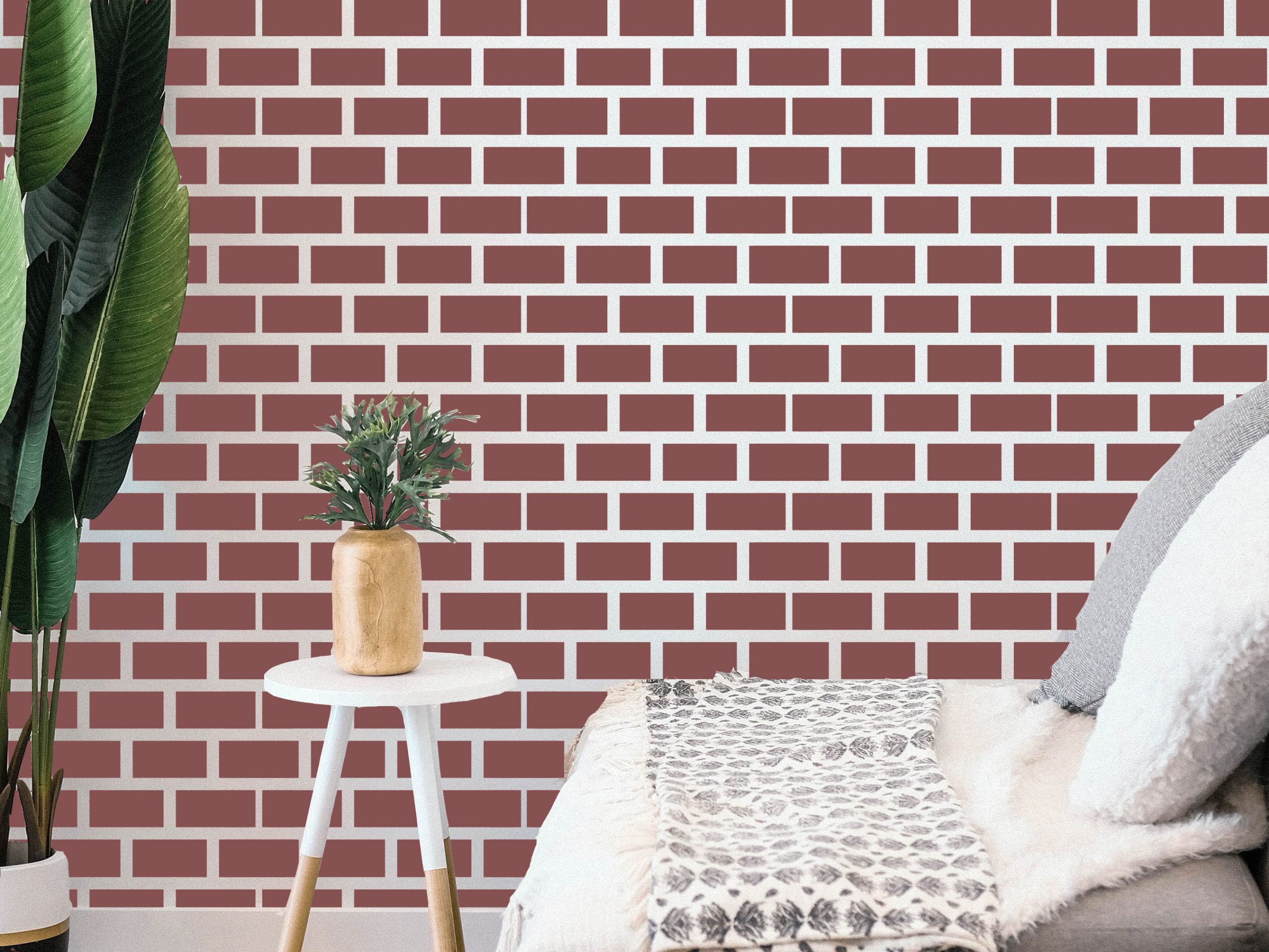 Brick Wall Stencil - Art and Wall Stencil - Stencil Giant