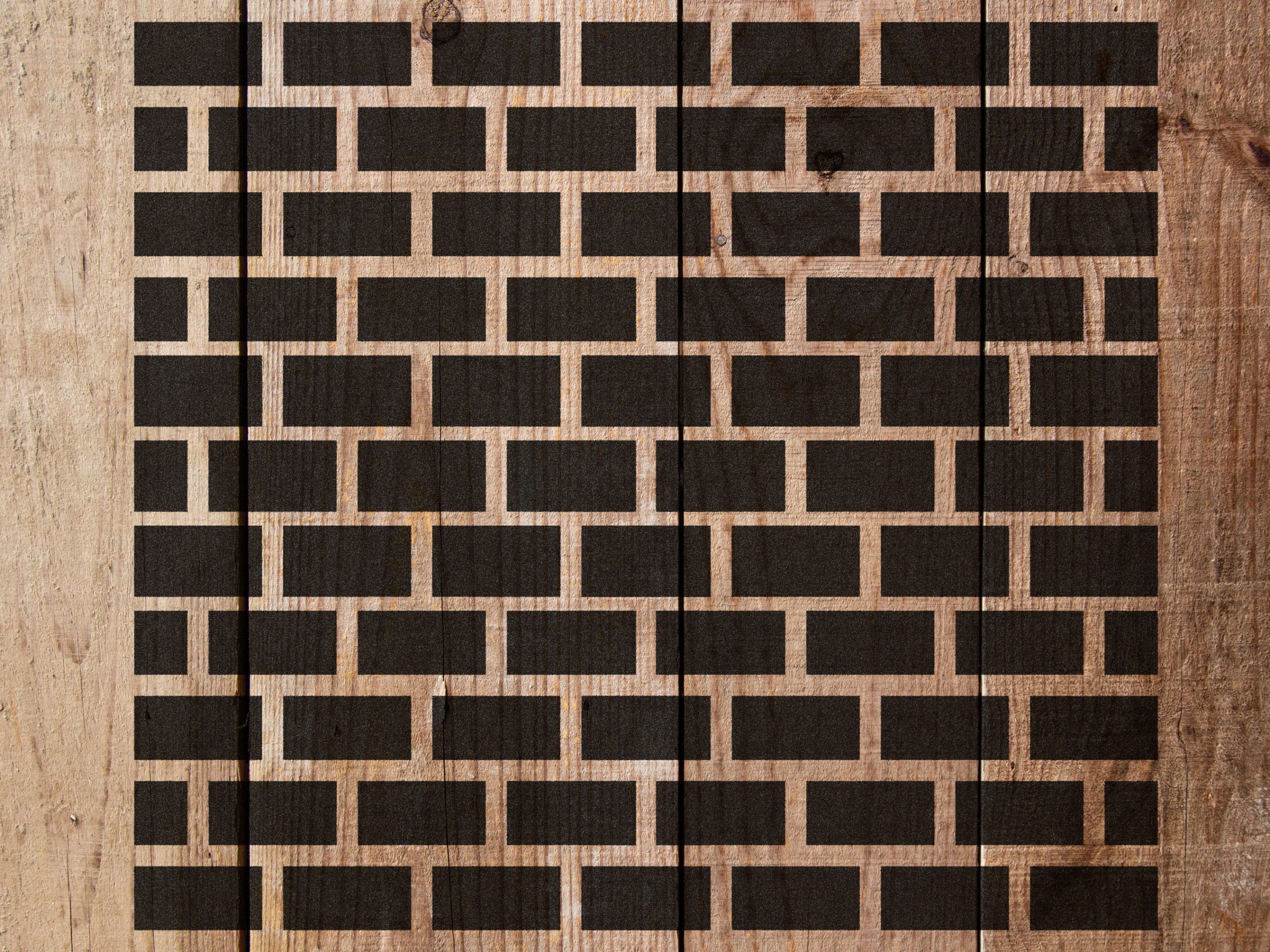 Brick Wall Stencil - Art and Wall Stencil - Stencil Giant