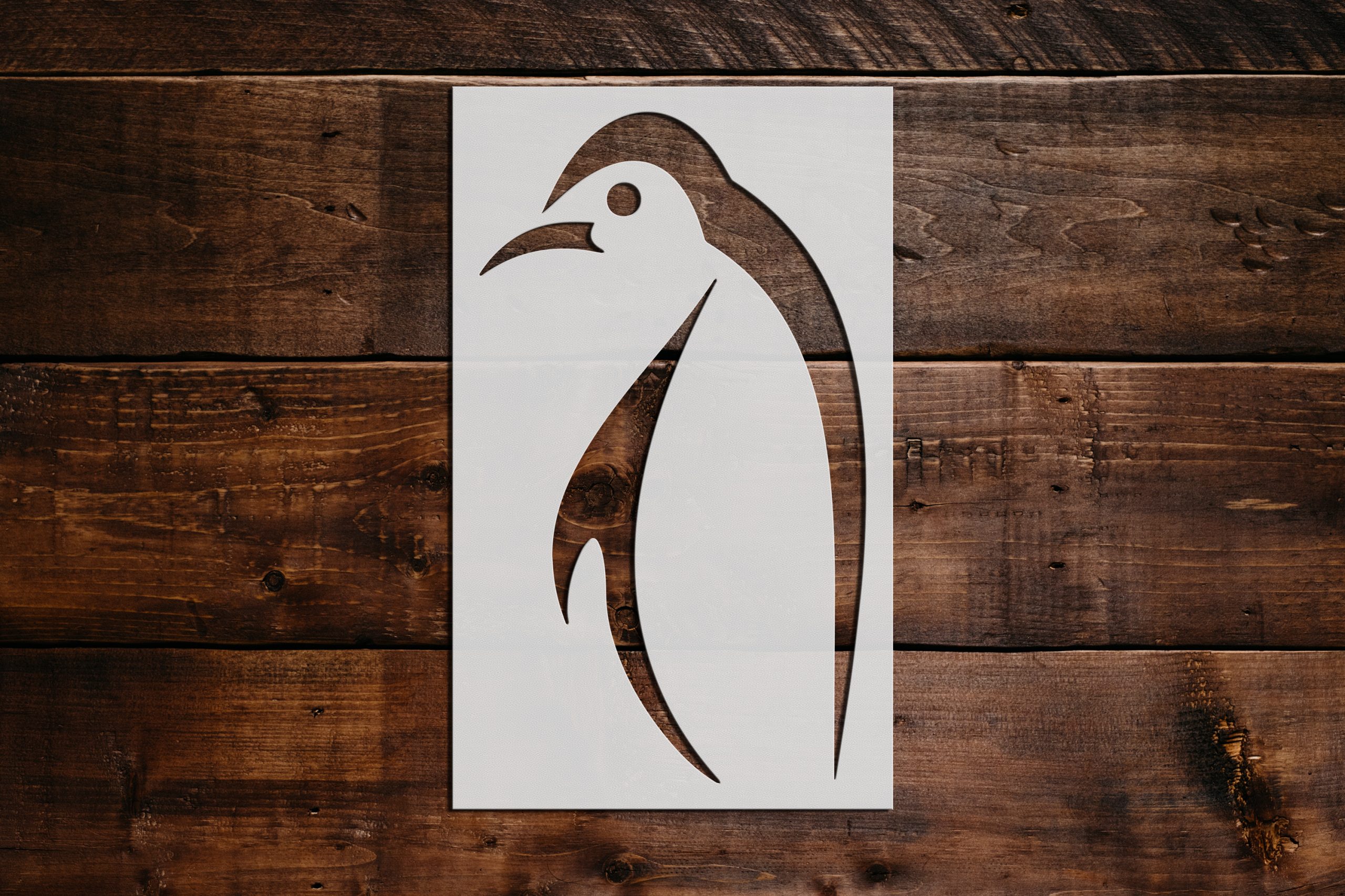 Penguin Stencil - Art and Wall Stencil - Stencil Giant
