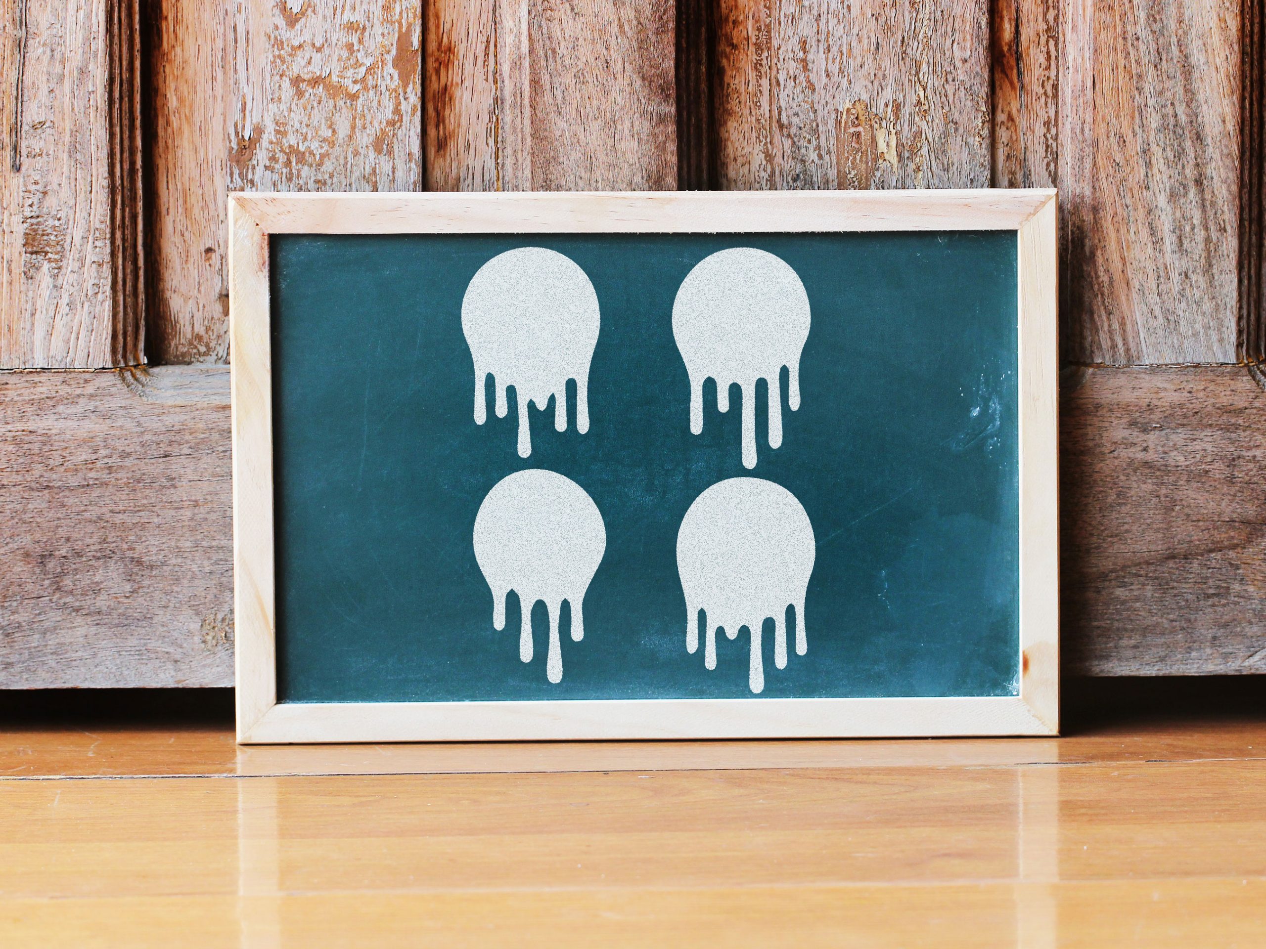 Paint Drips, Oozing Balls Stencil - Art and Wall Stencil - Stencil Giant