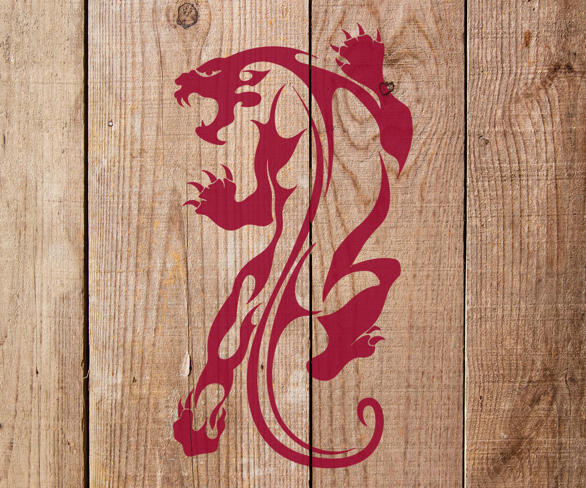 Creature Stencil - Art and Wall Stencil - Stencil Giant