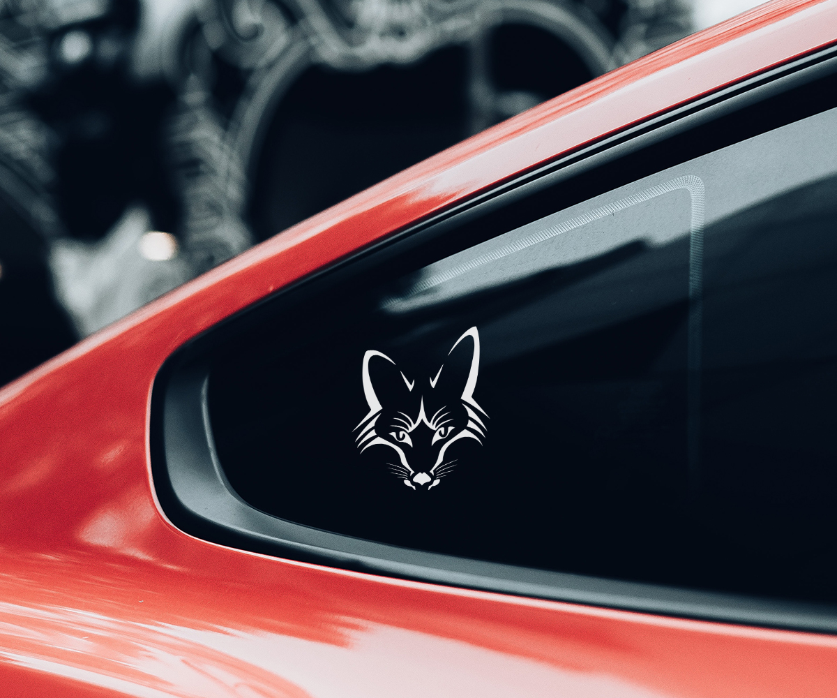 Fox Head Stencil - Art and Wall Stencil - Stencil Giant