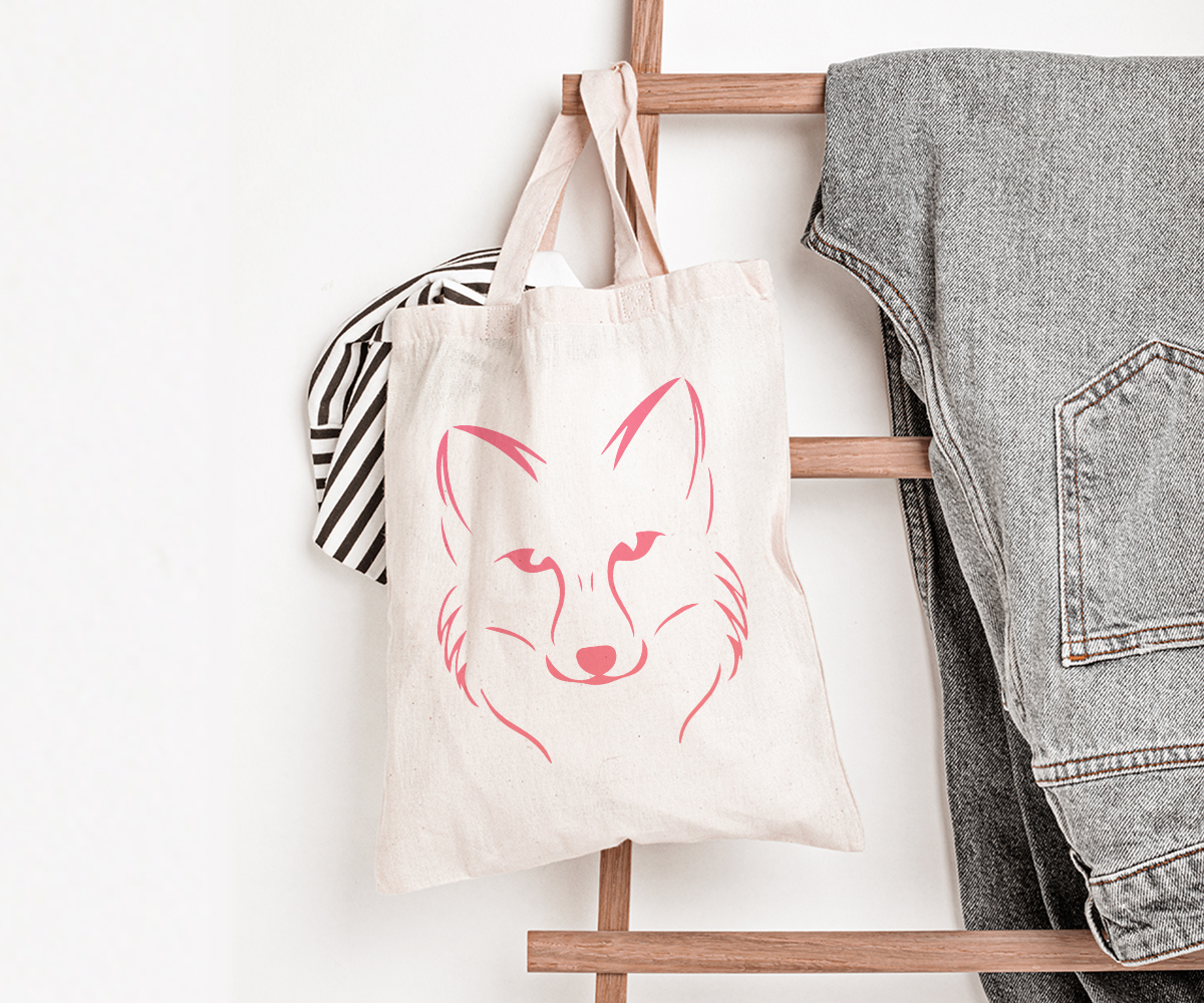 Fox Head Stencil - Art and Wall Stencil - Stencil Giant