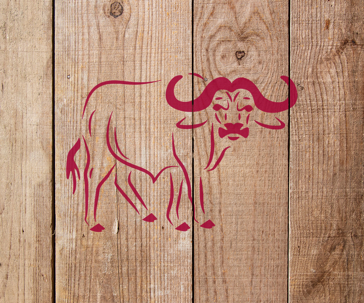 Ox Stencil - Art and Wall Stencil - Stencil Giant