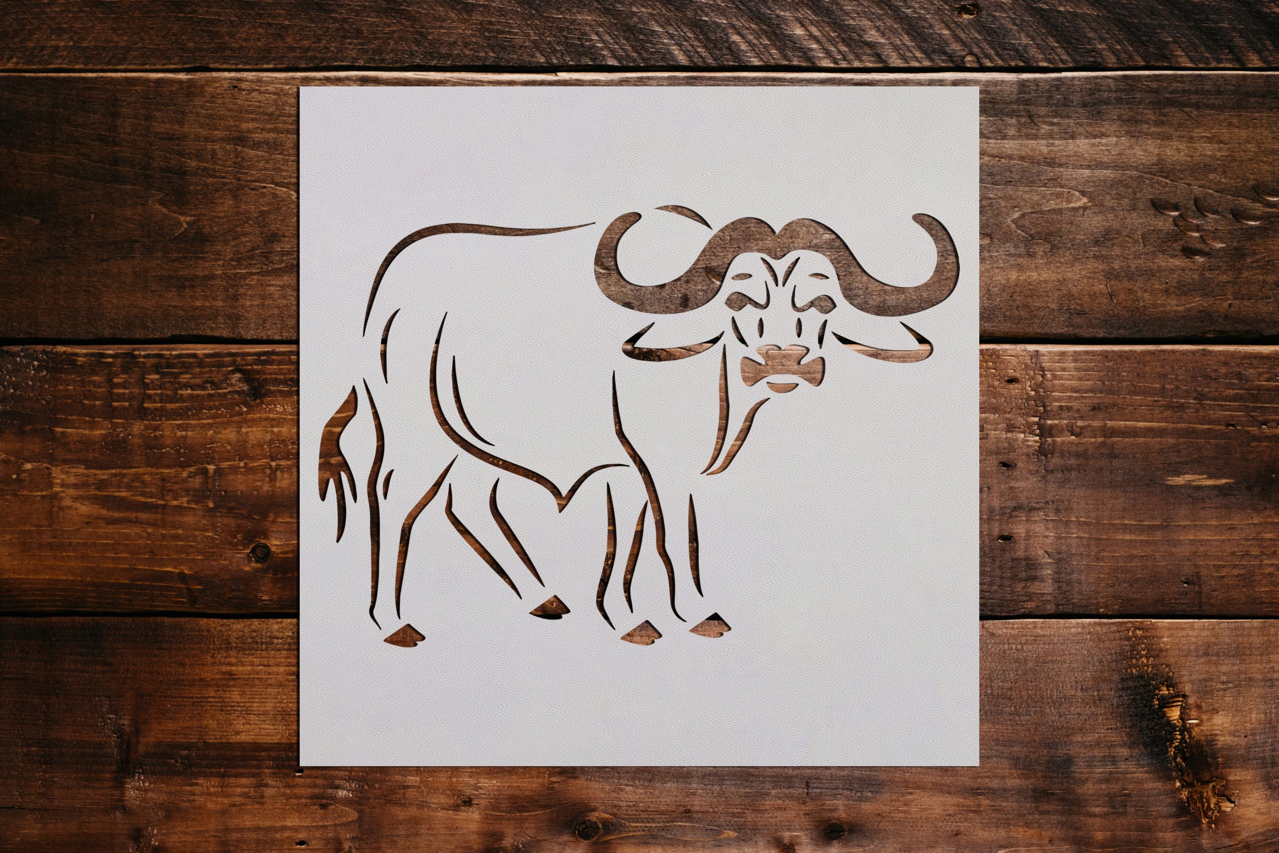 Ox Stencil - Art and Wall Stencil - Stencil Giant