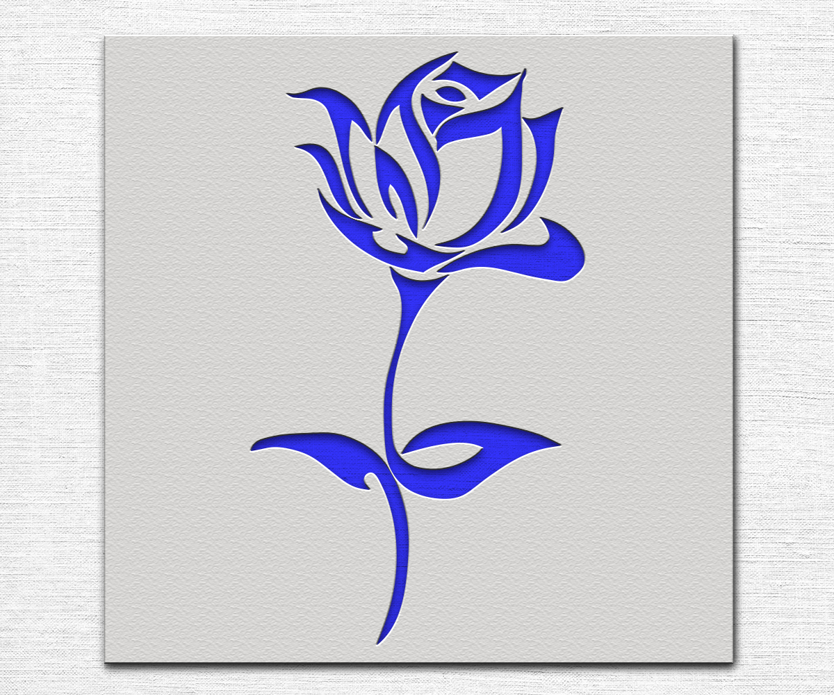 Rose Stencil - Art and Wall Stencil - Stencil Giant