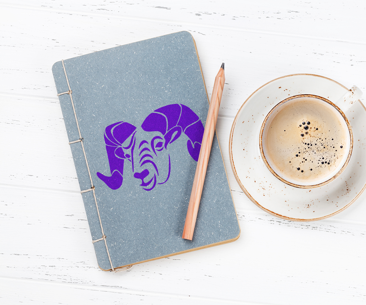 Rams Head Stencil - Art and Wall Stencil - Stencil Giant