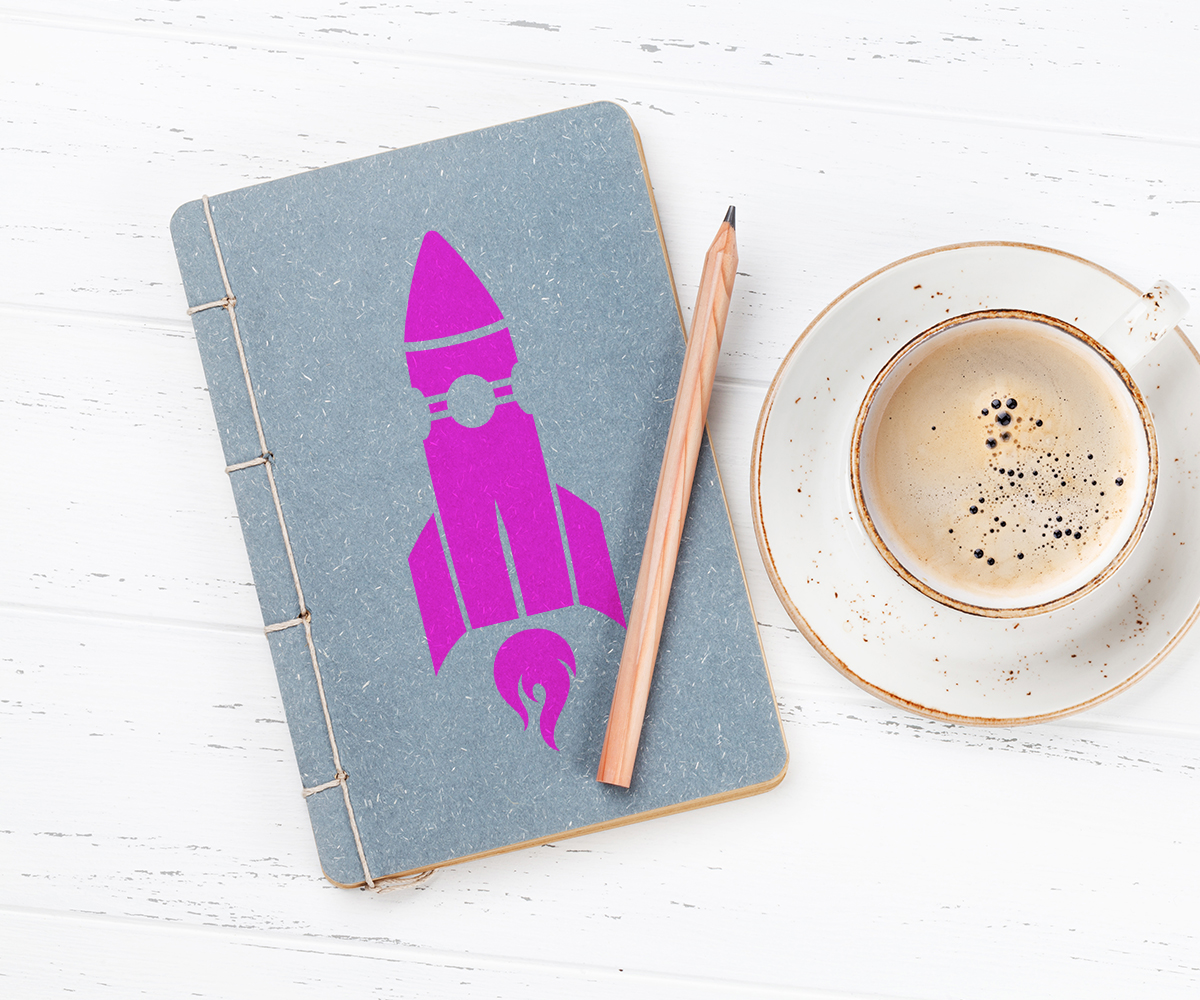 Rocket Stencil - Art and Wall Stencil - Stencil Giant