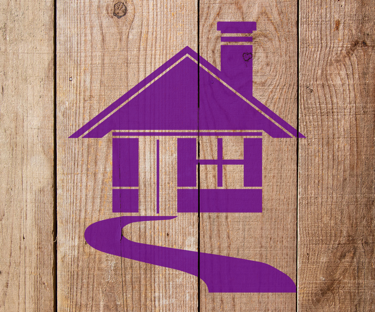 House Stencil - Art and Wall Stencil - Stencil Giant