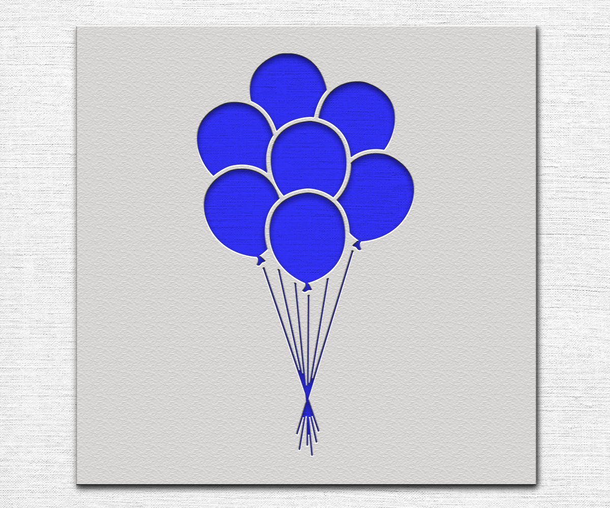 Balloons Stencil - Art and Wall Stencil - Stencil Giant