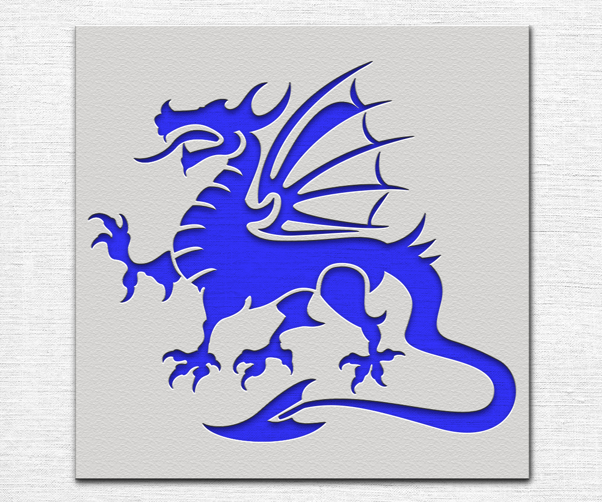 Dragon Stencil - Art and Wall Stencil - Stencil Giant
