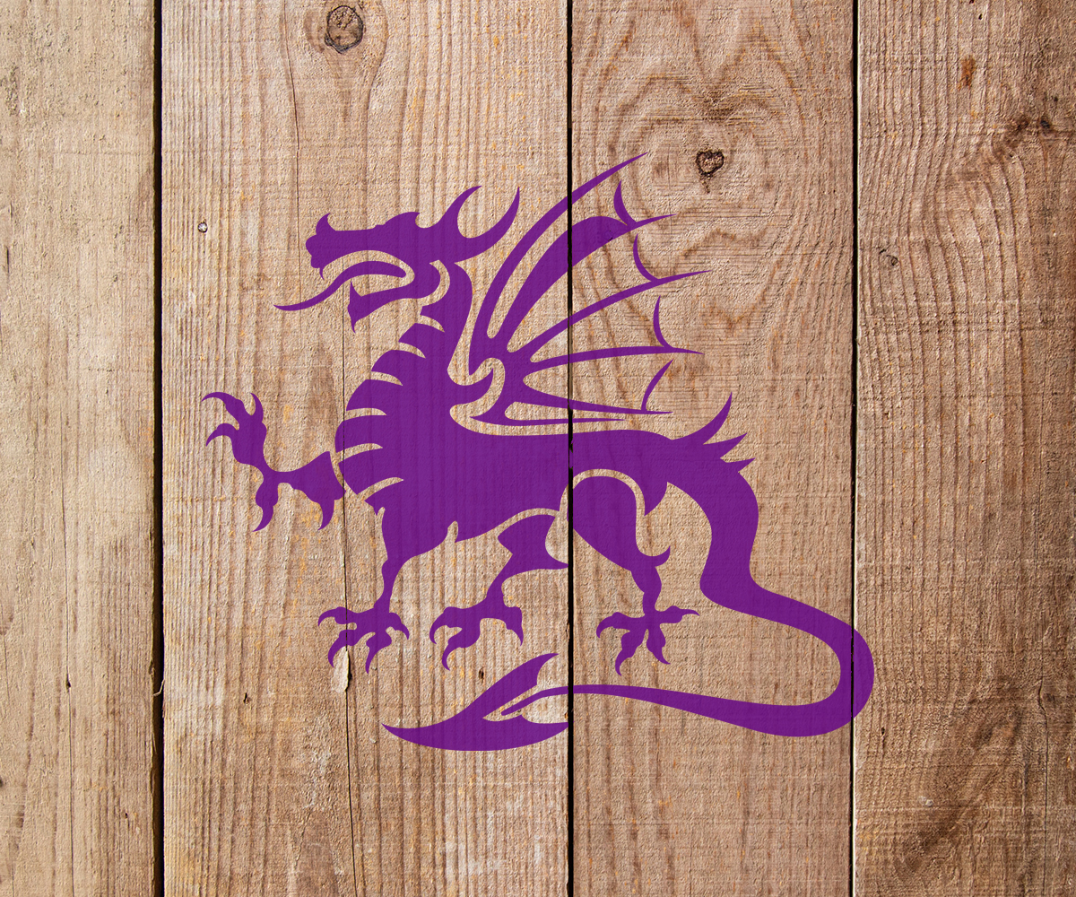 Dragon Stencil - Art and Wall Stencil - Stencil Giant