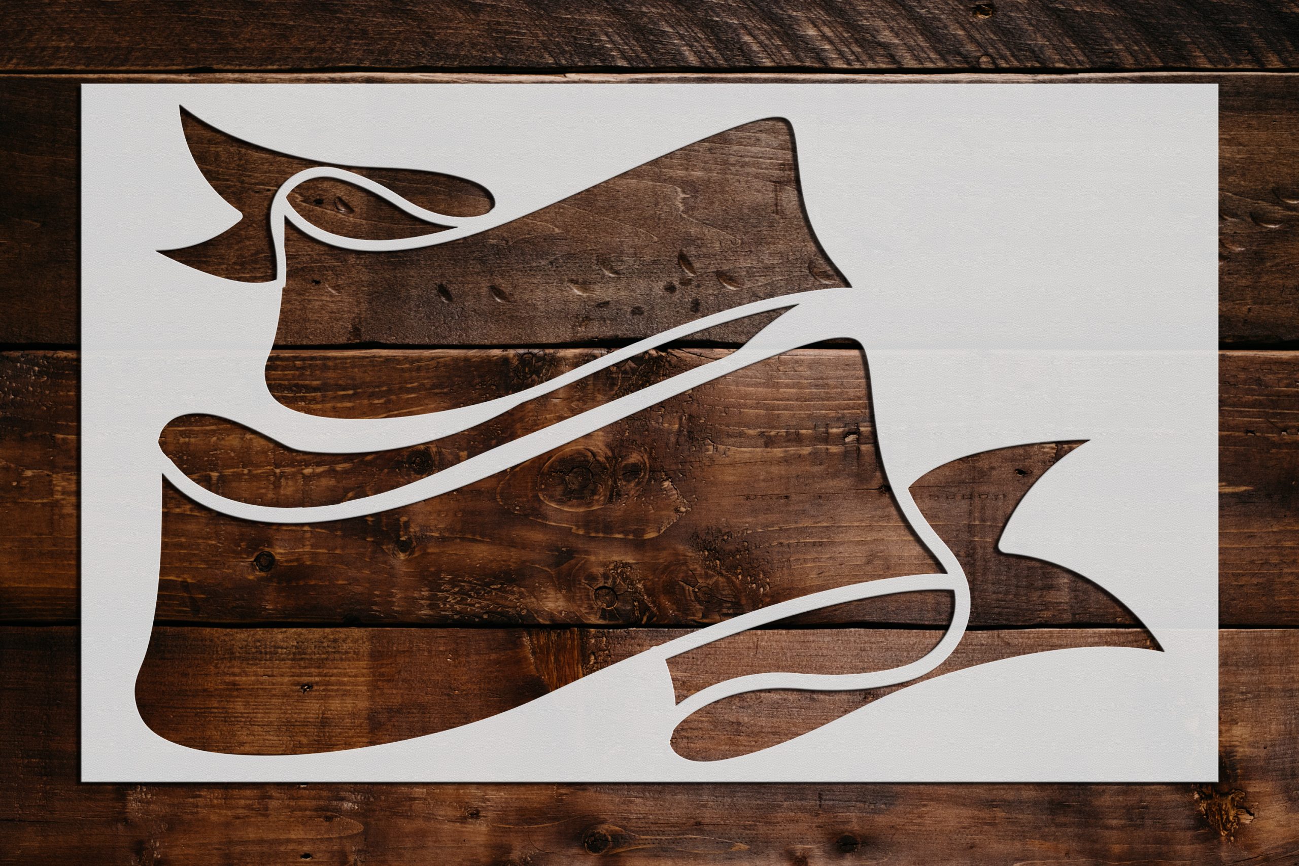 Banner Stencil - Art and Wall Stencil - Stencil Giant