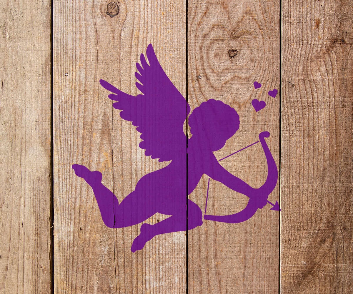 Cupid Stencil - Art and Wall Stencil - Stencil Giant